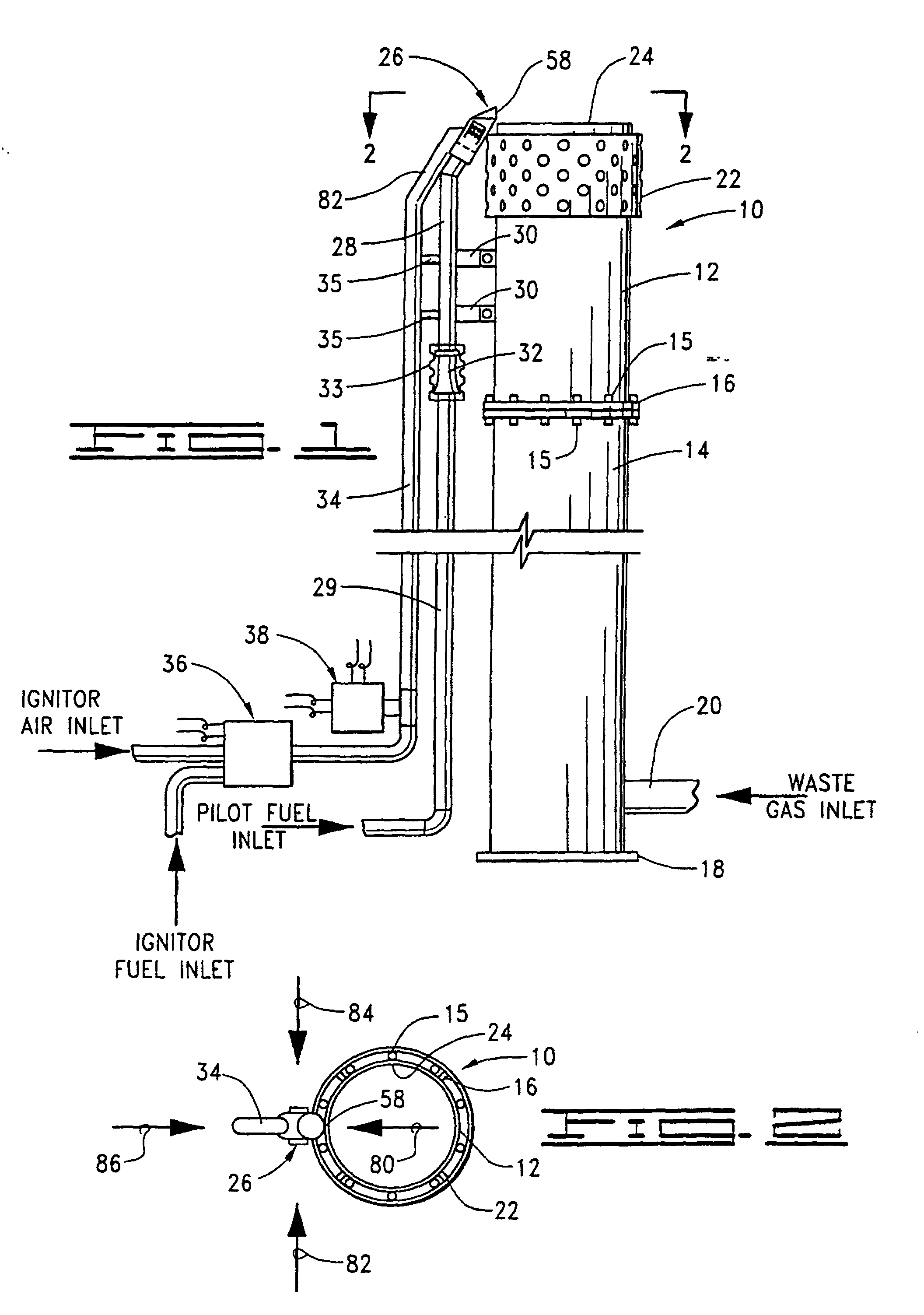 Patent EP1286116B1 - Flare stack with ultra-stable pilot burner and ...