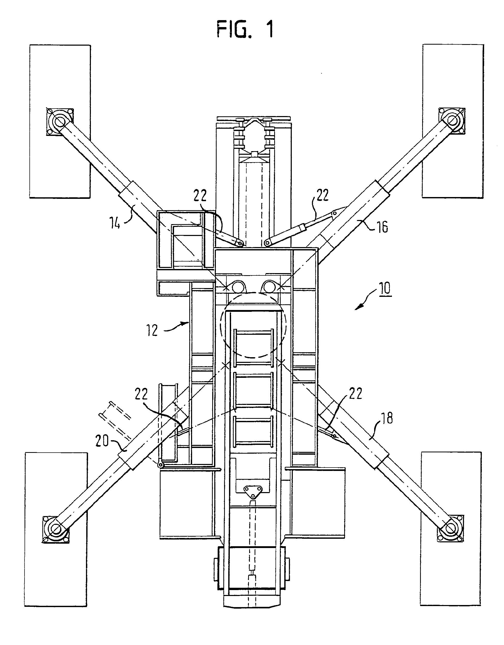 Patent EP1541520A1 - Fahrzeugkran - Google Patents