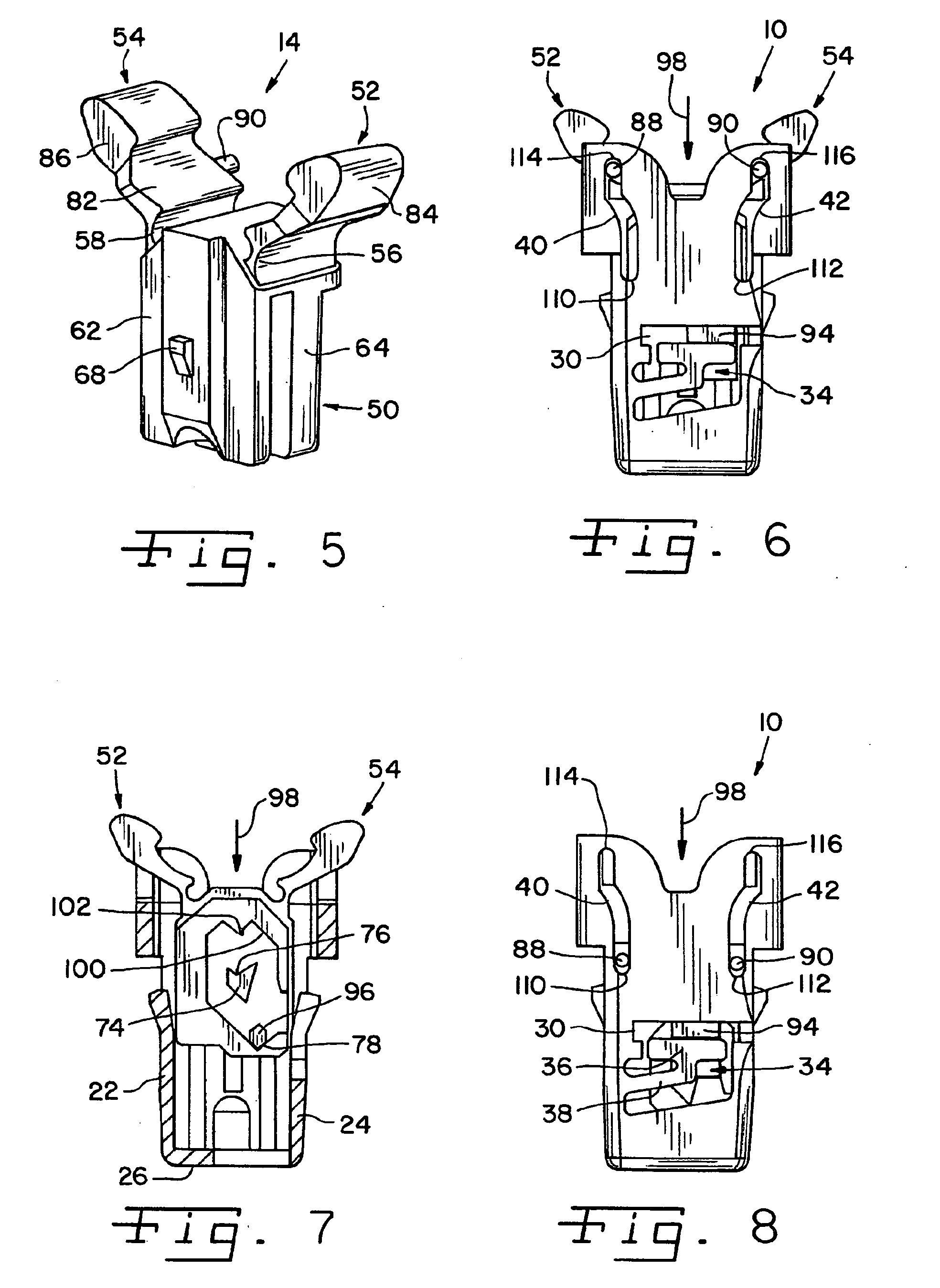 Patent EP1596030A2 - Distortion resistant silent push-push latch ...