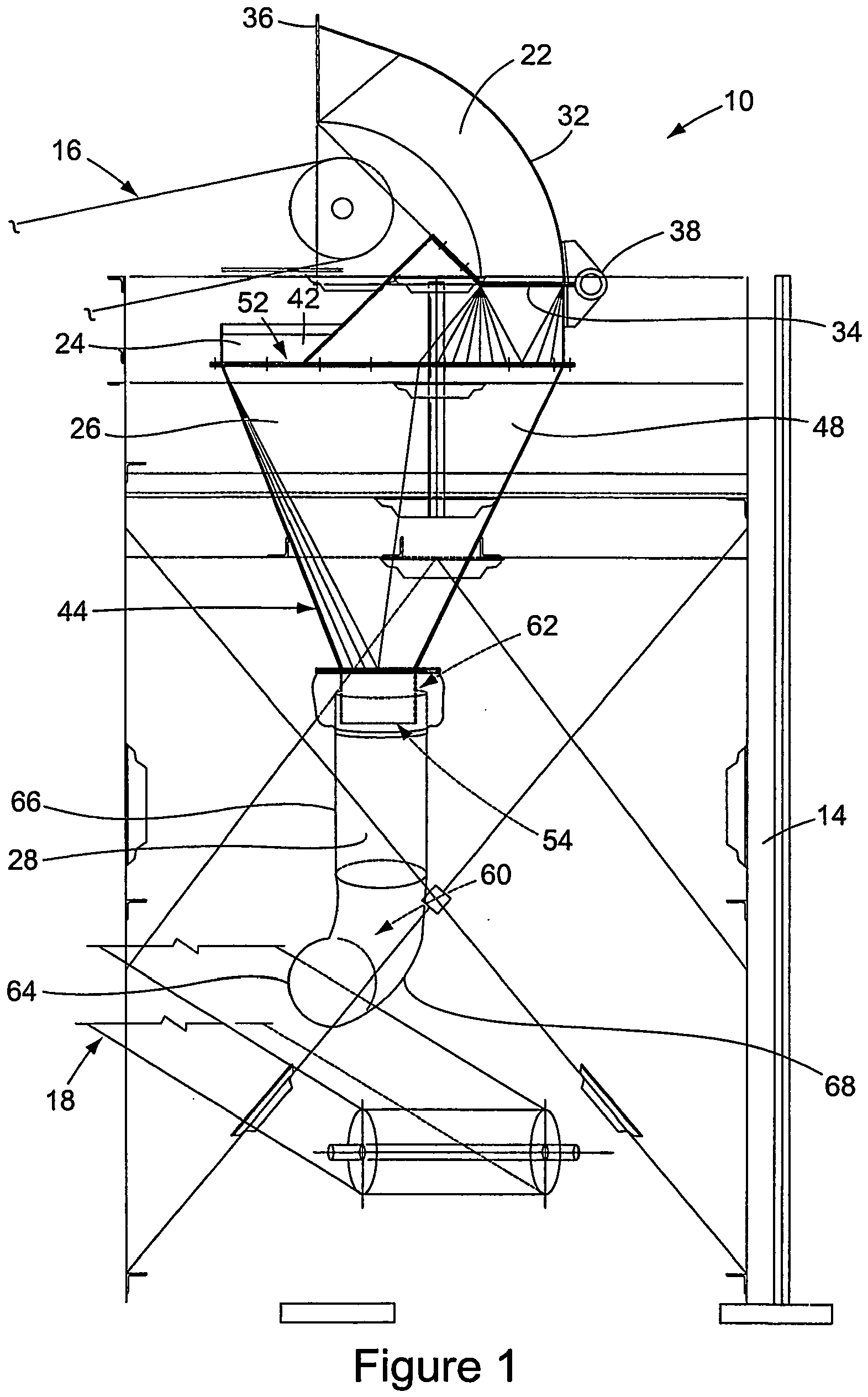 Patent EP1836112B1 - Bulk material precision transfer chute apparatus ...