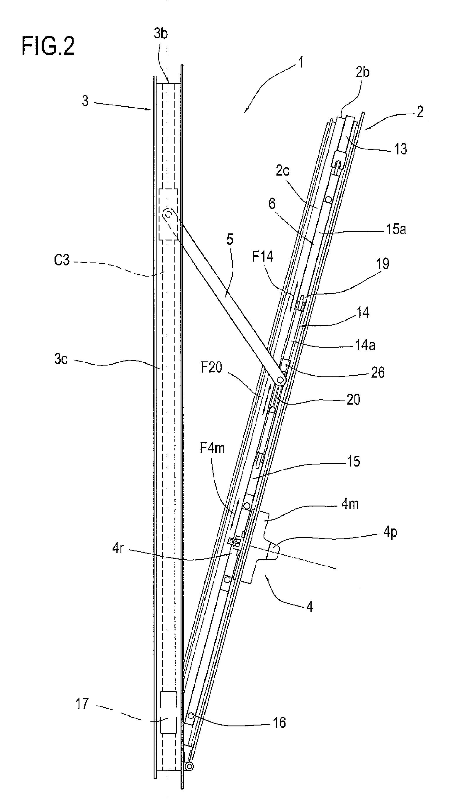 Patent EP2113623A2 - Bottom-hung window unit - Google Patents