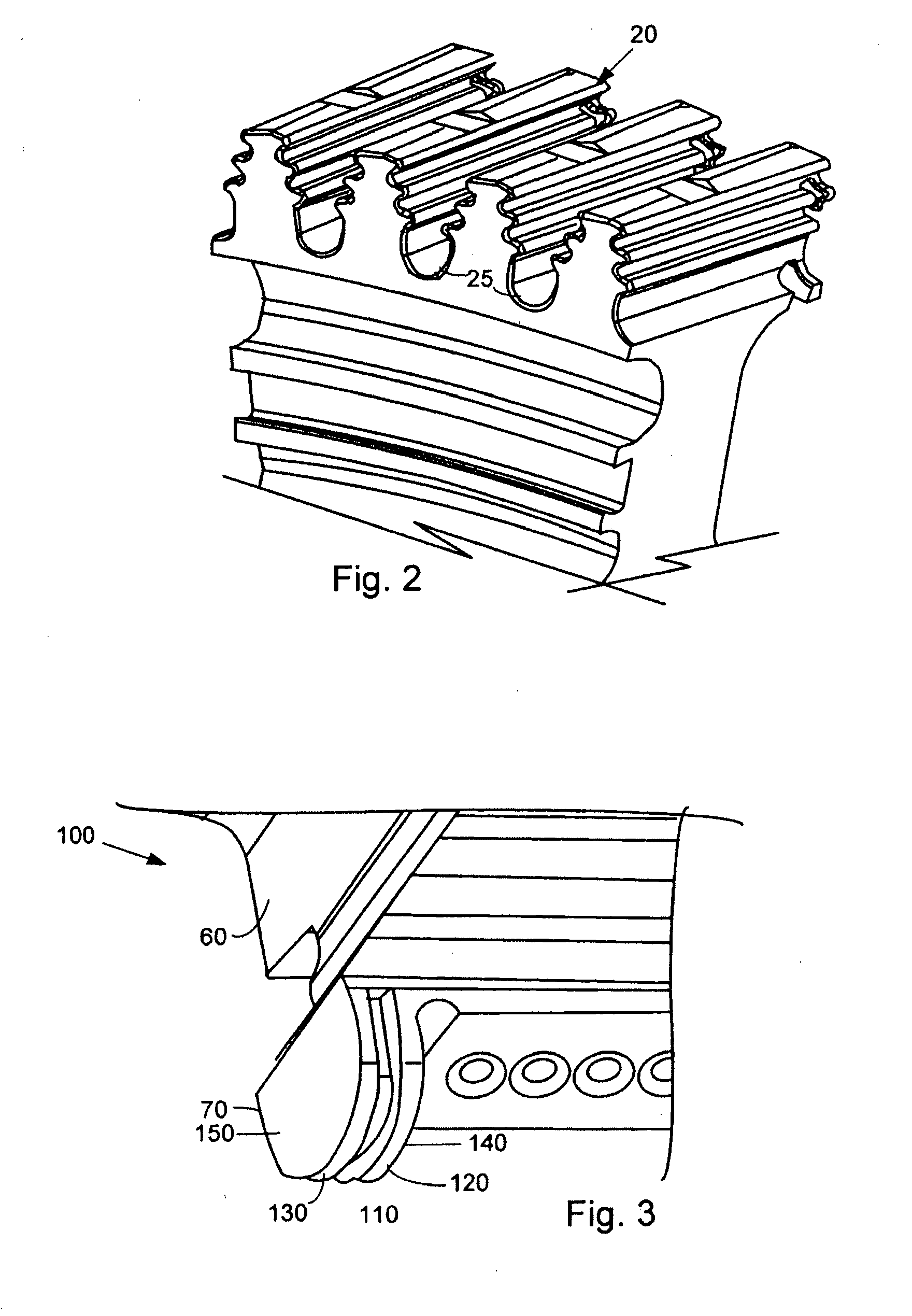 Patent EP2143881B1 - Labyrinth seal for turbine blade dovetail root and ...