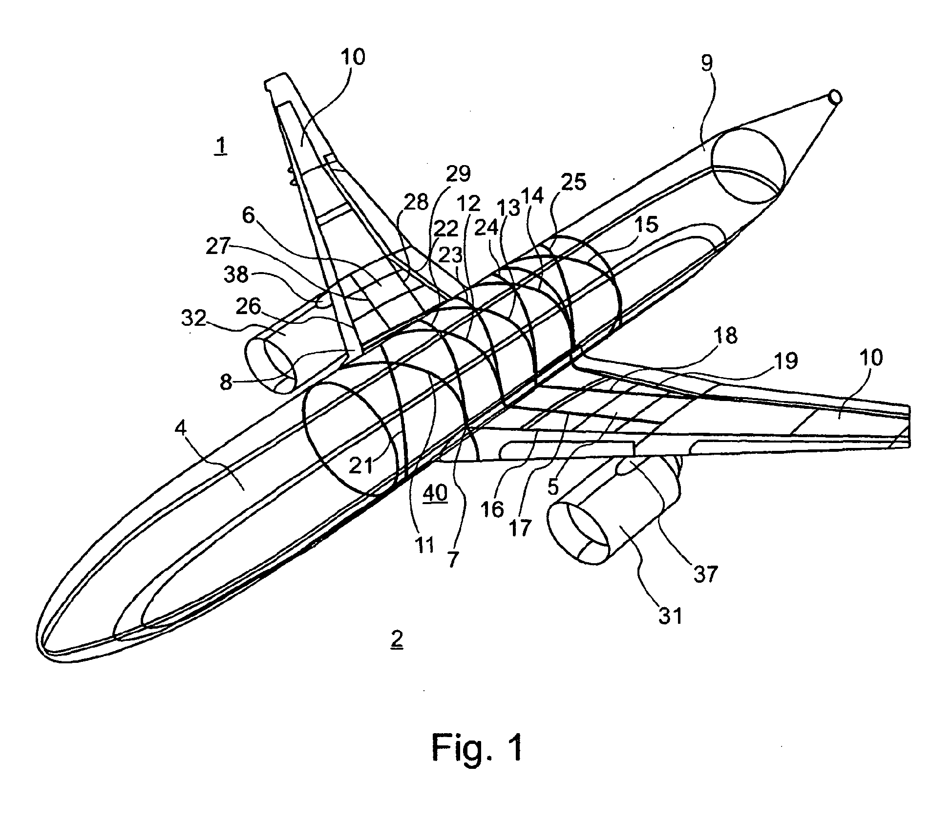Aircraft Patents Fuselage Drawing Section Sketch Coloring Page