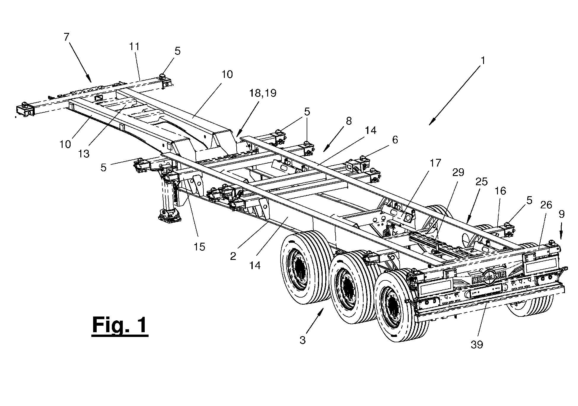 Patent EP2298597A1 - Vehicle, in particular vehicle trailer - Google ...