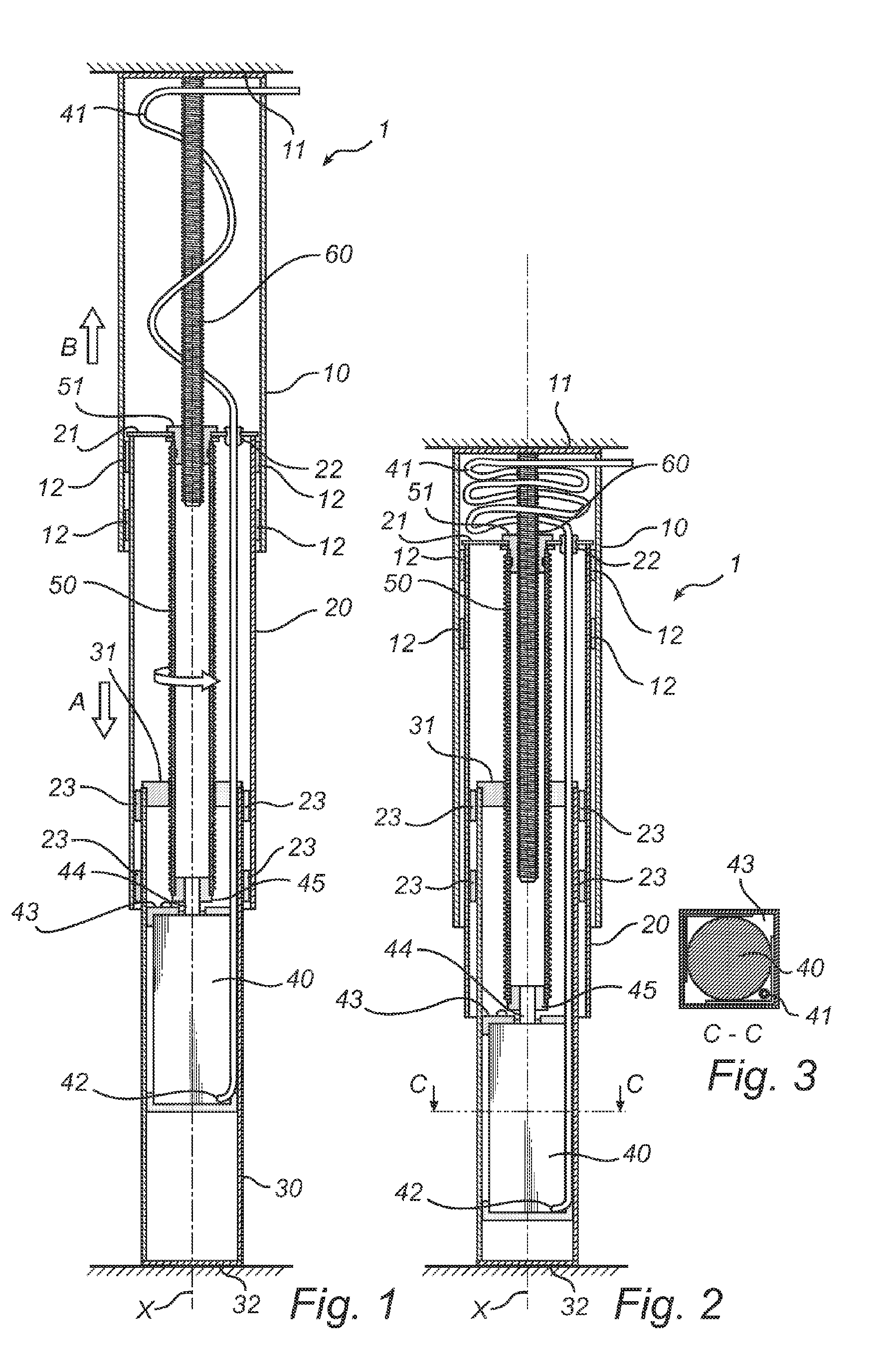 Patent EP2301382A1 - Telescopic column for height adjustment - Google ...