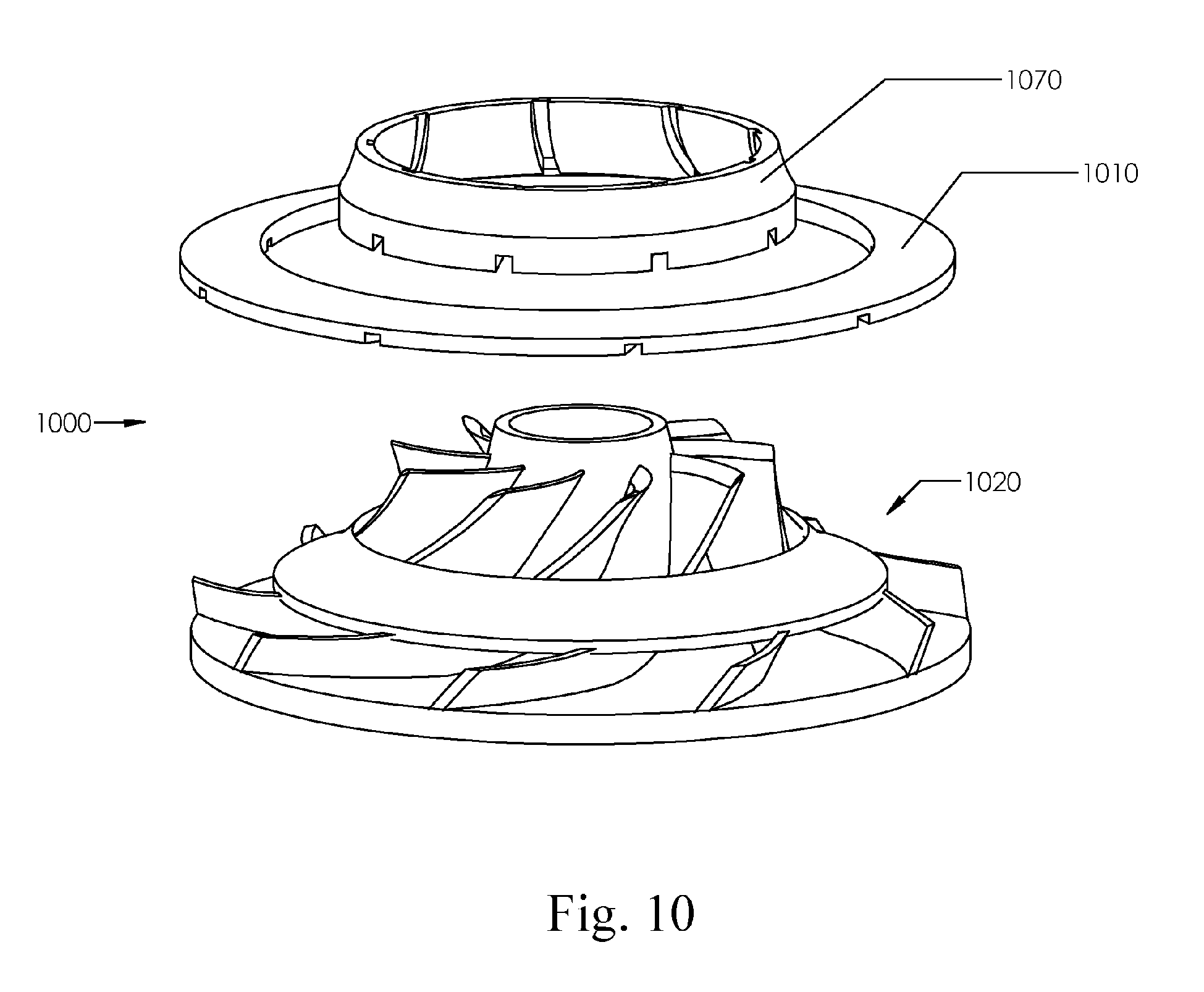 Impeller Drawing Patents Components Claims Sketch Coloring Page