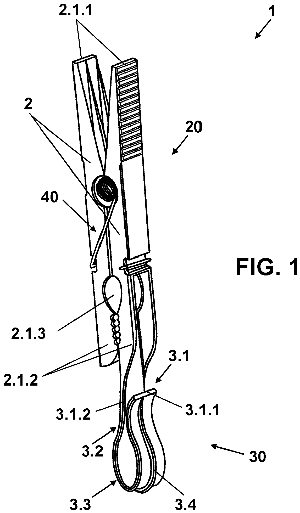 Patent EP2468943A1 - Clothes peg with hook - Google Patents