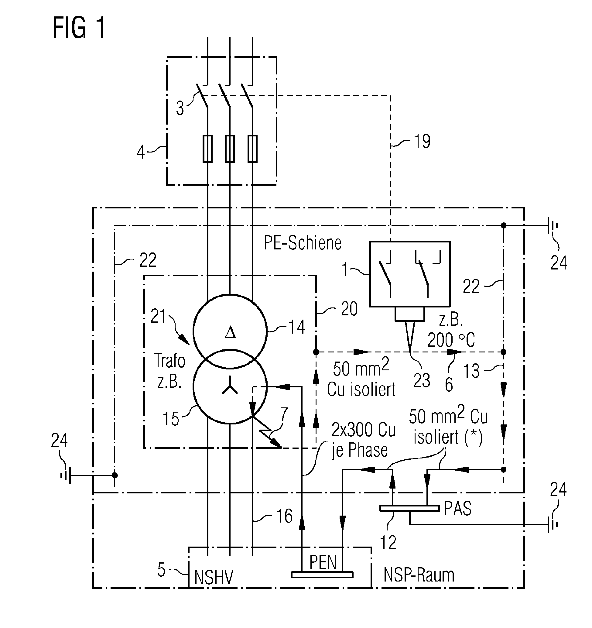 Patent EP2495836A1 - Erdungsanlagenschutz in Trafostationen - Google ...