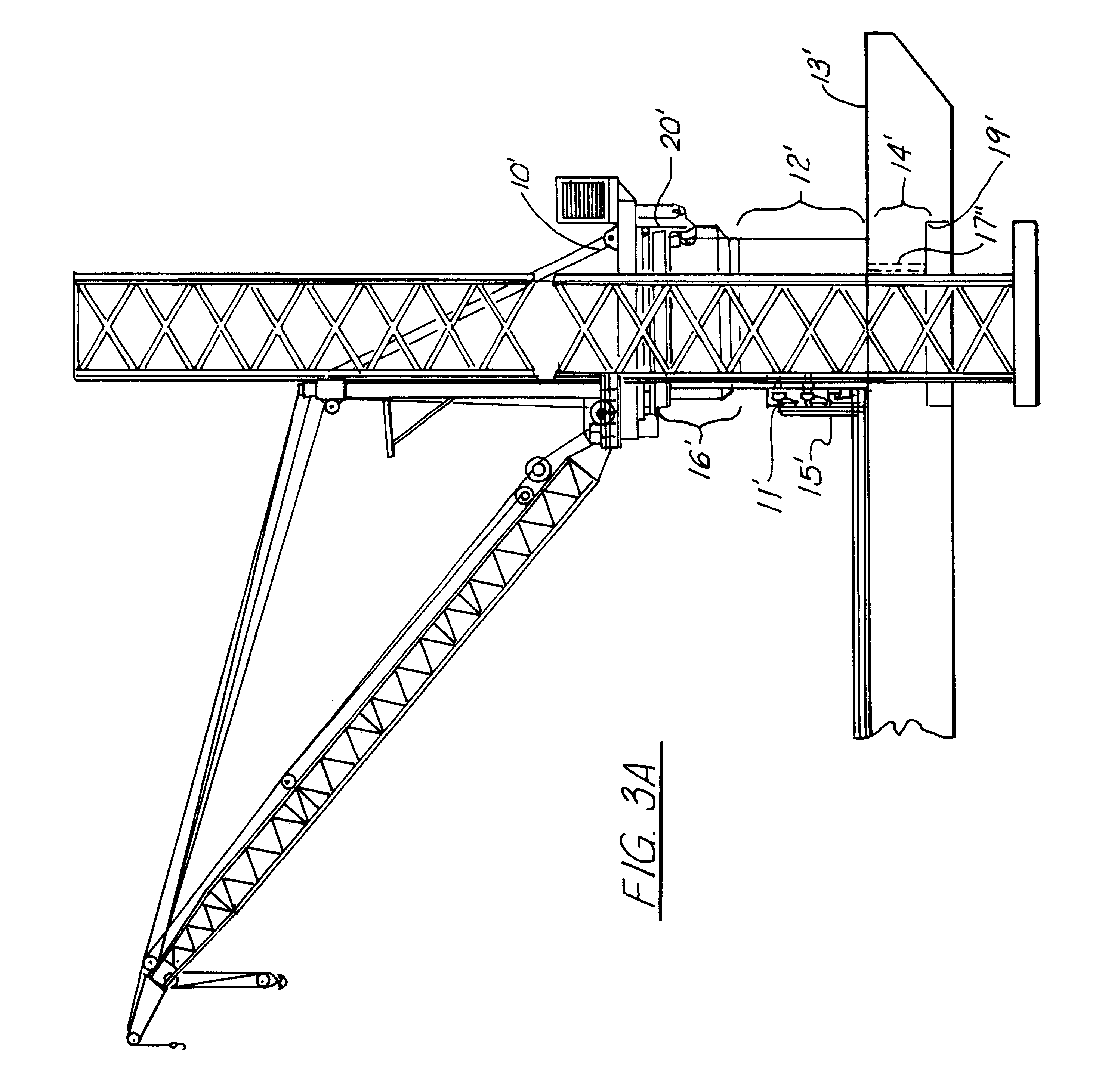 Patent US6607331 - Elevated crane support system and method for ...
