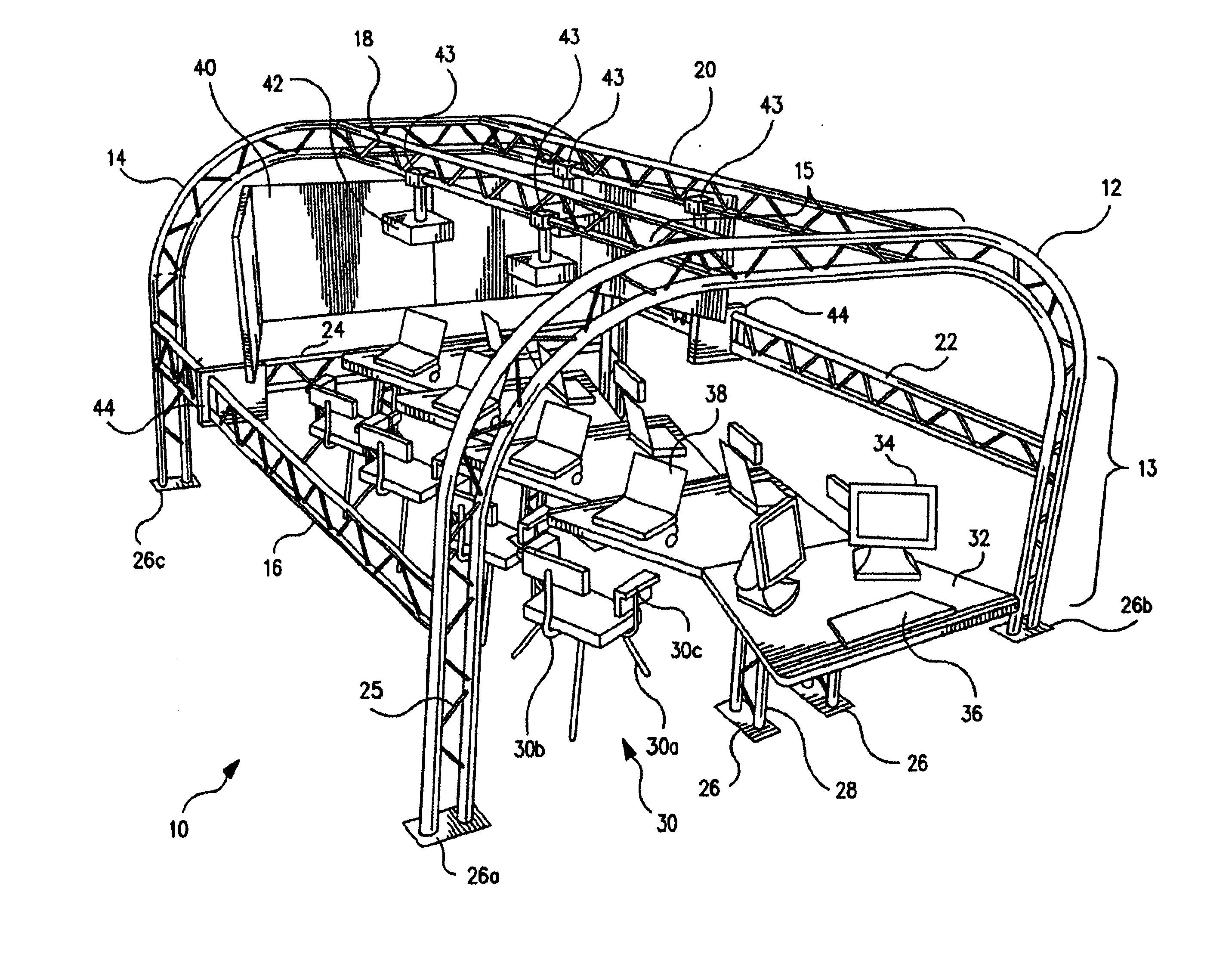 Patent US6672011 - Modular command post system - Google Patents