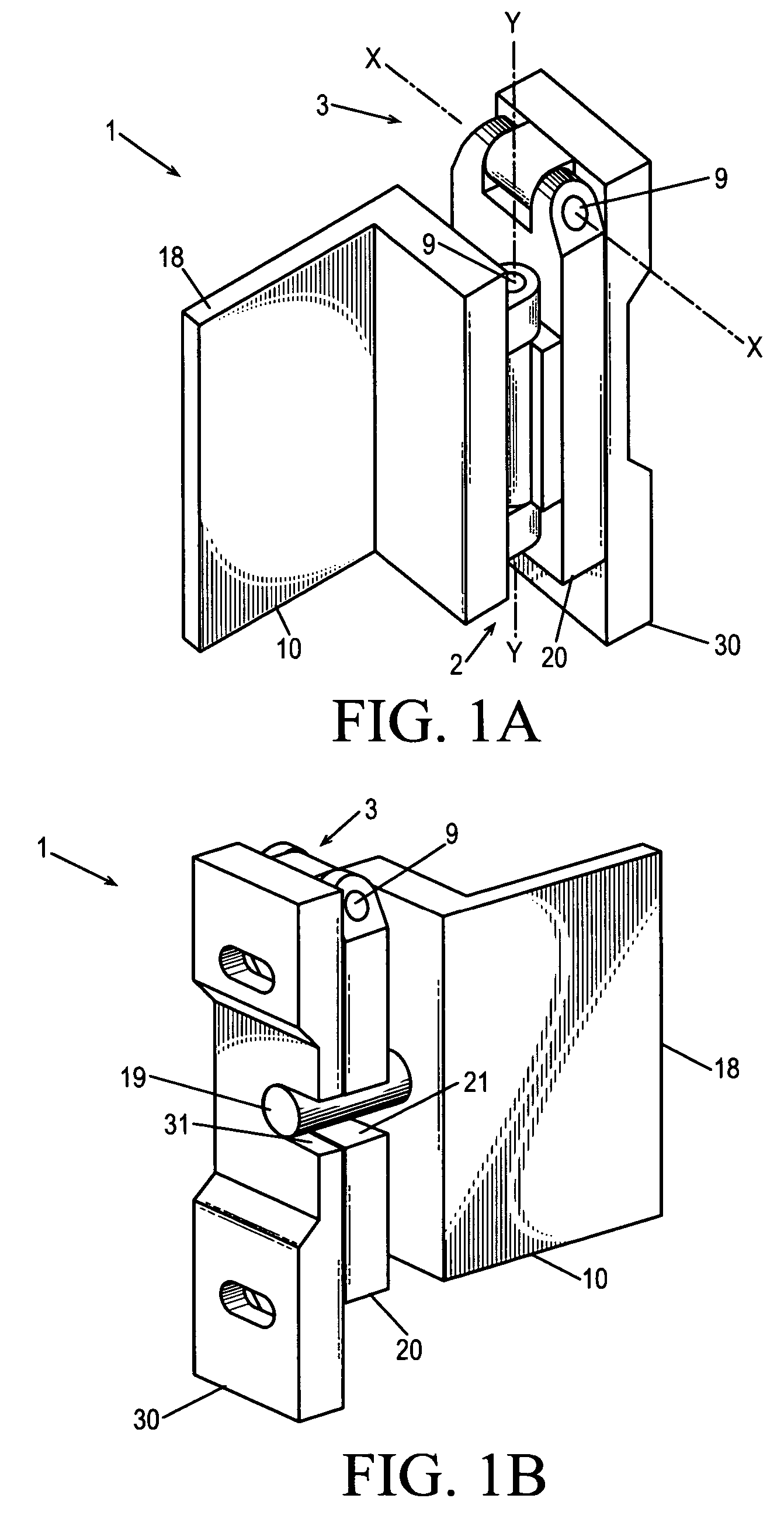Patent US7210200 - Multi-axis door hinge - Google Patents