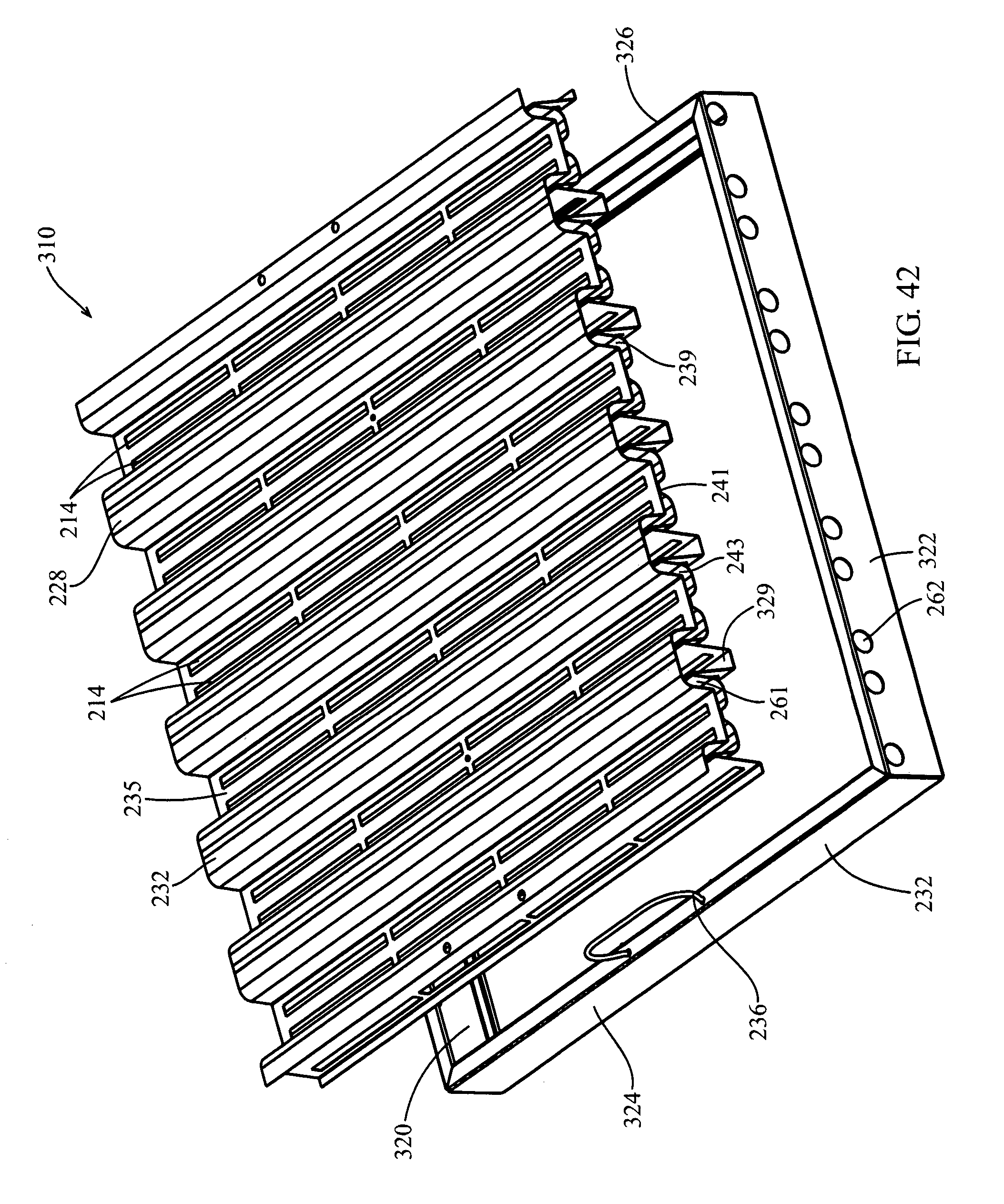 Patent US7585345 - Baffle filter - Google Patents
