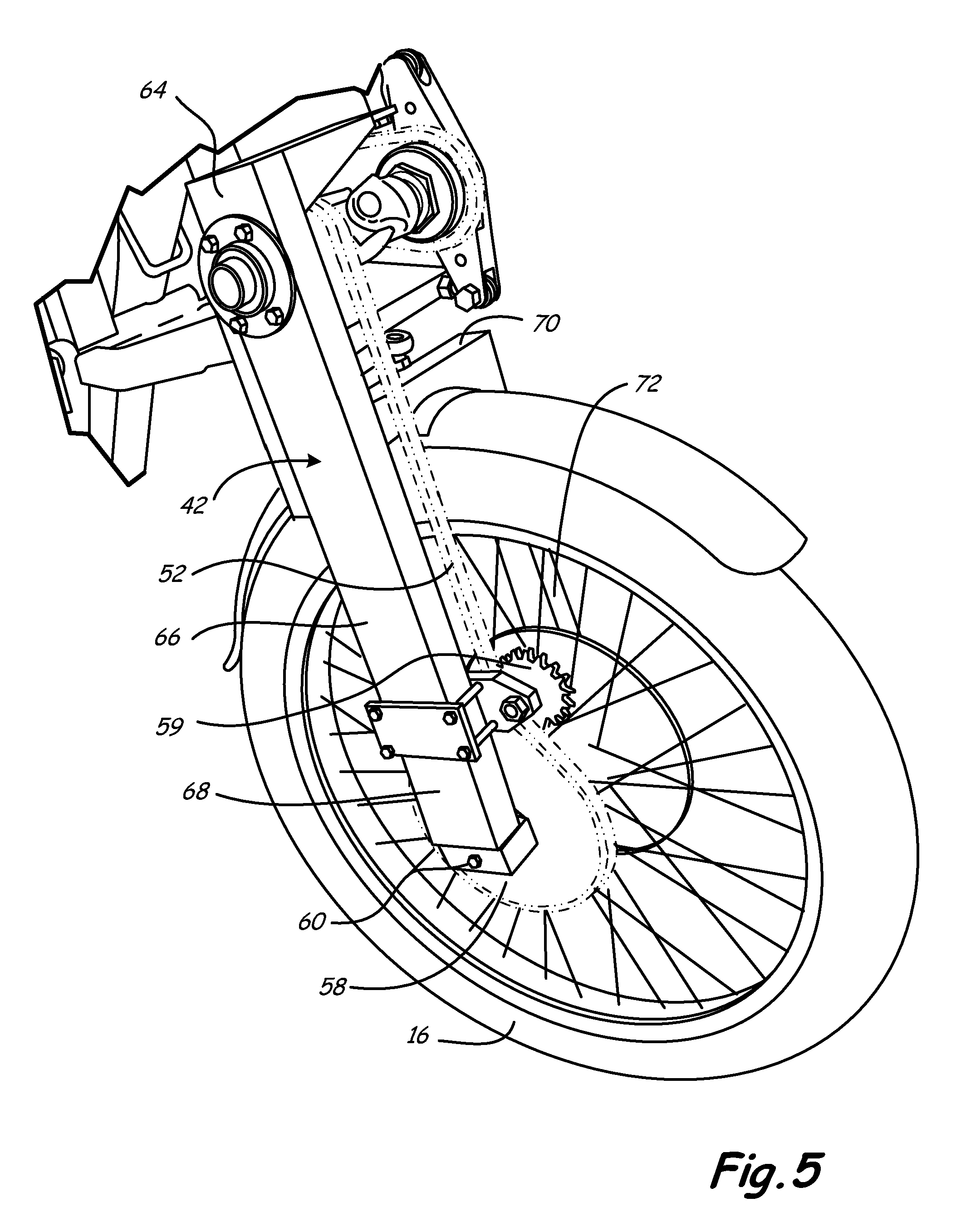 Patent US8042641 - All wheel drive motorcycle - Google Patents