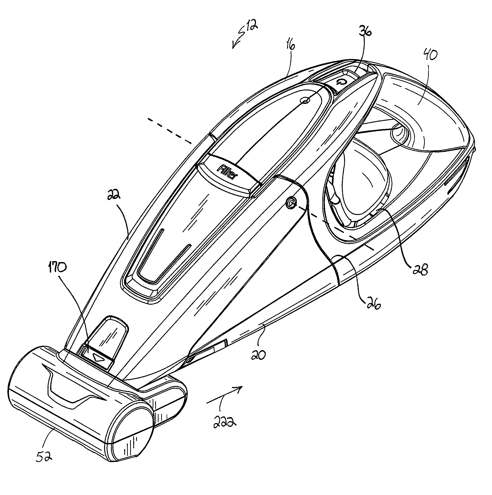 Patent US8069529 - Handheld vacuum cleaner - Google Patents