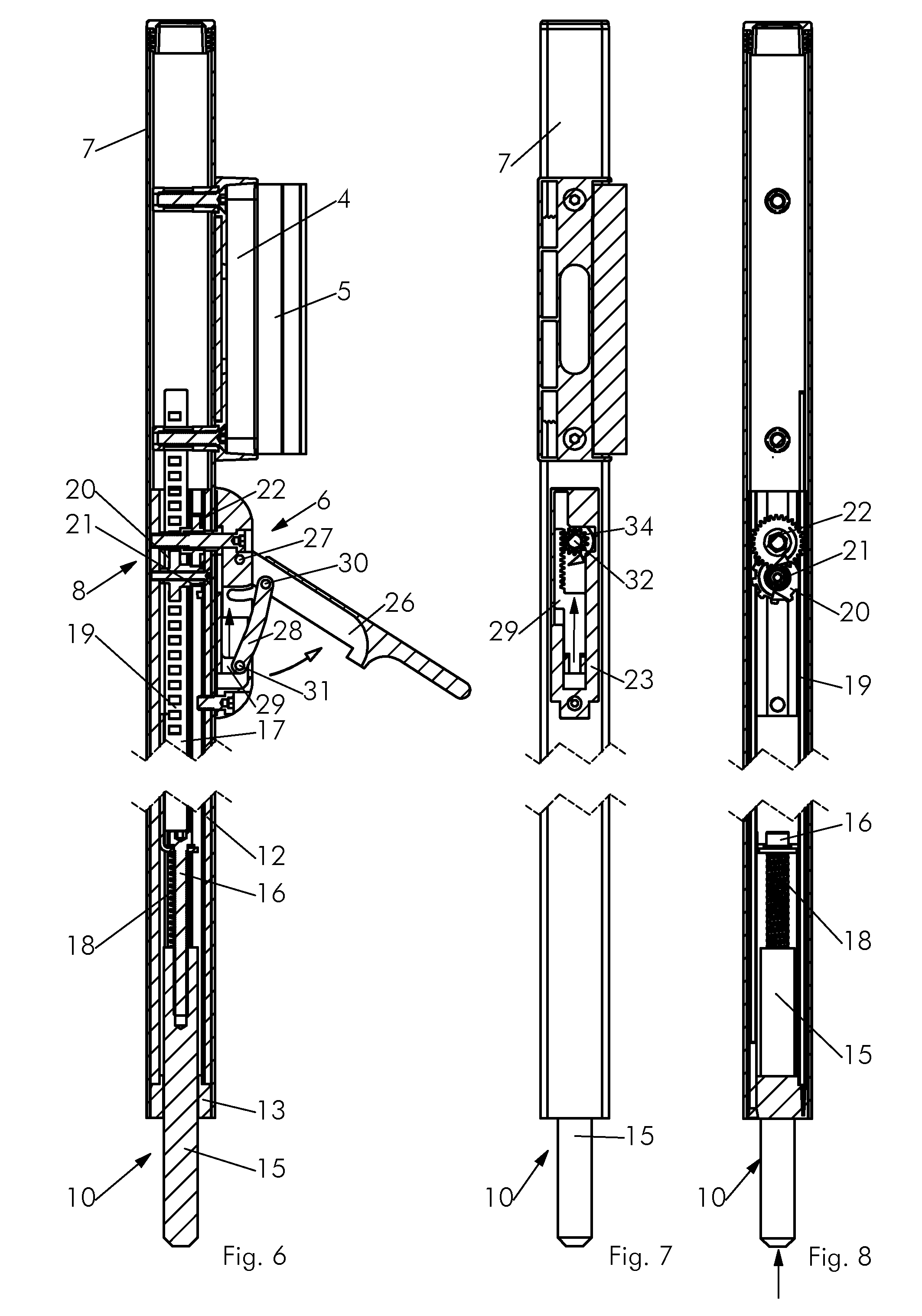 Patent US8181393 - Lock mechanism for a hinged leaf of a double door or ...