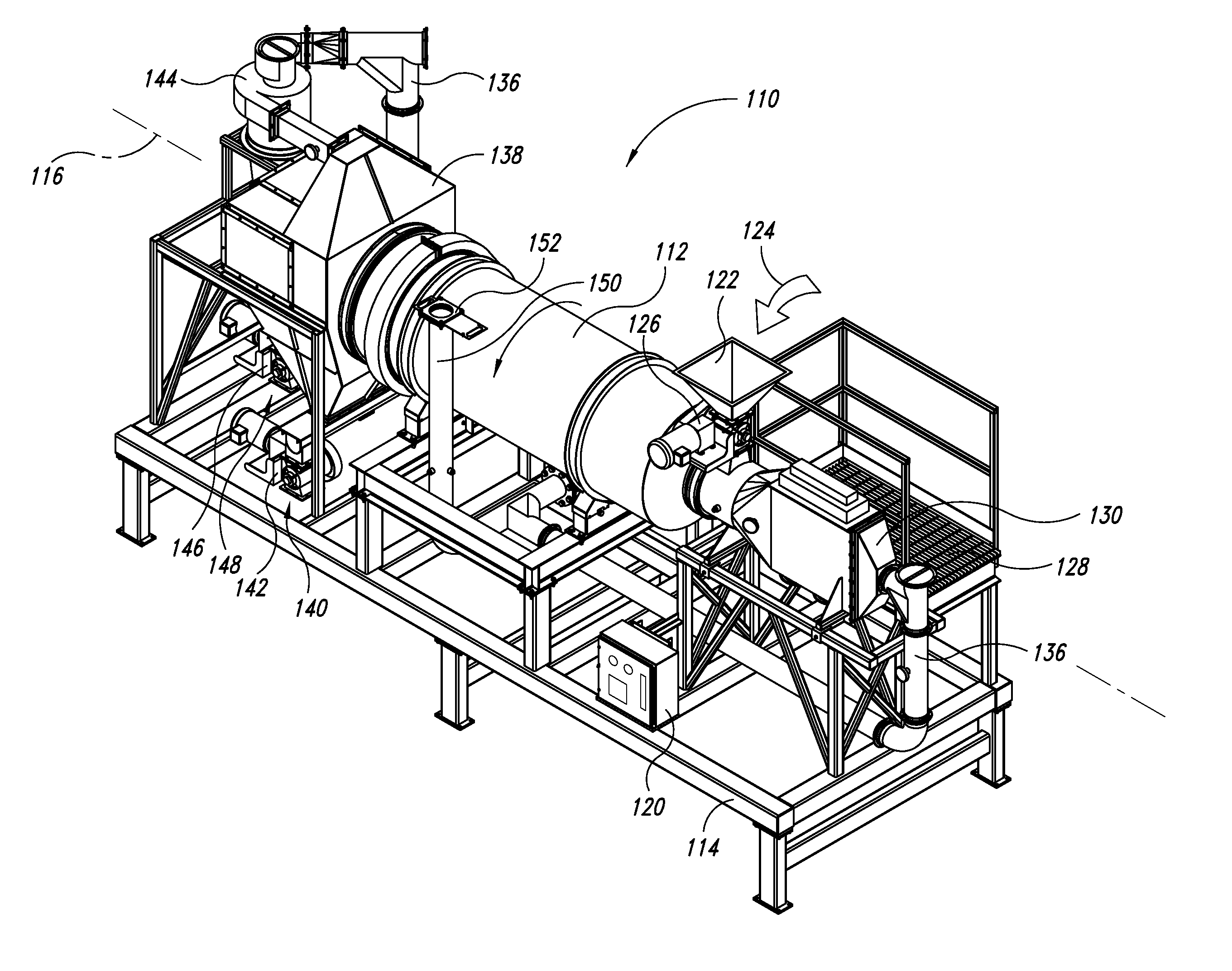 Patent US8246788 - Biomass torrefaction system and method - Google Patents