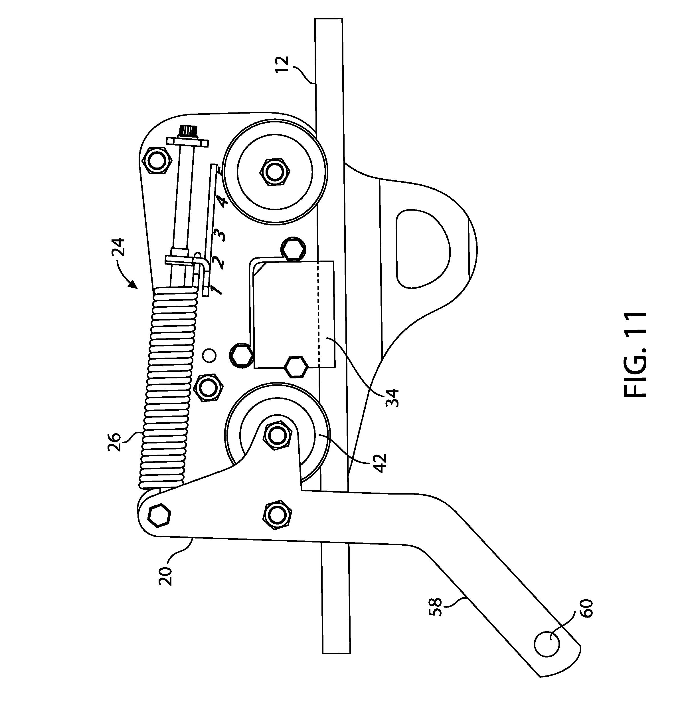 Patent US8327770 - Trolley braking system - Google Patents