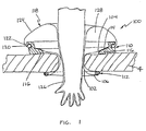 EP1415610B1 - Hand access port device - Google Patents