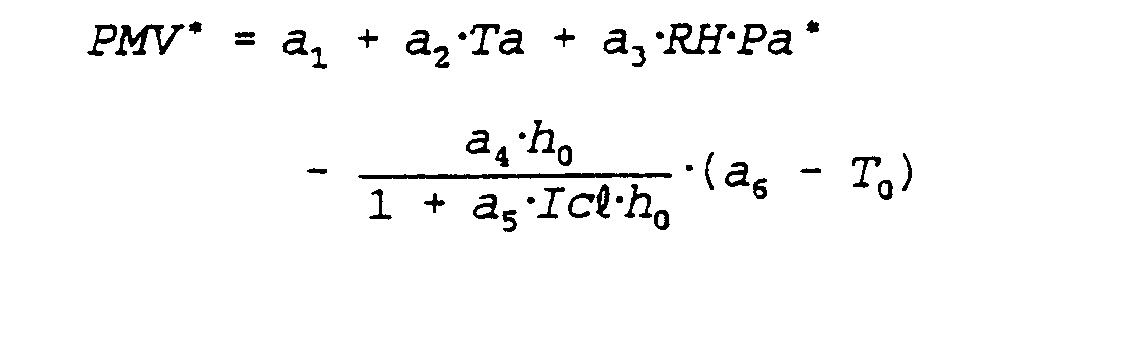 EP0476692A2 - Method and apparatus for calculating predicted mean ...