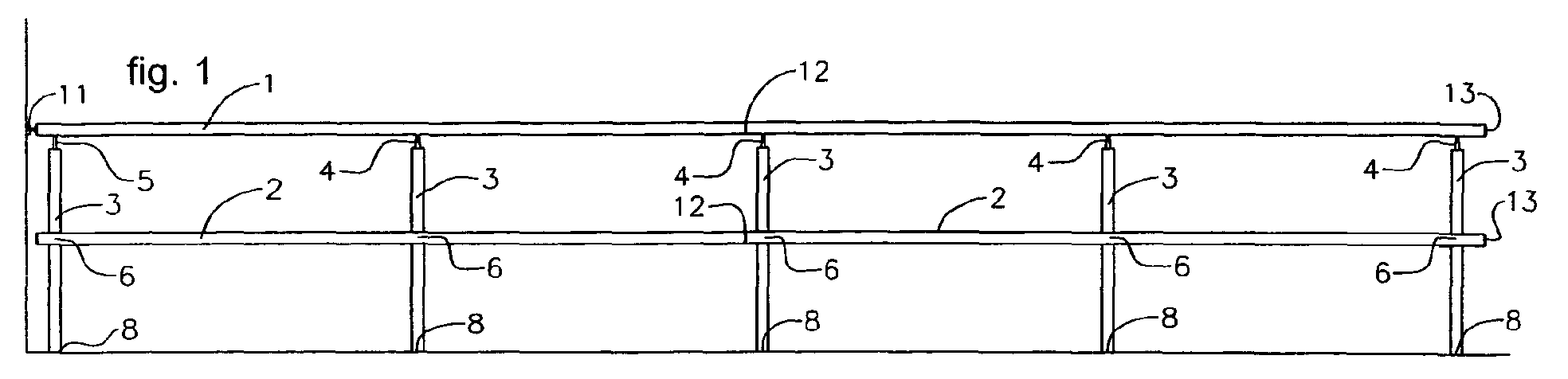 EP1600577A1 - Demountable articulated tubular railing structure ...