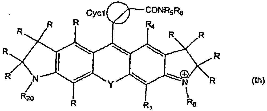 EP1576059B1 - Carboxamid-substituierte farbstoffe für analytische ...