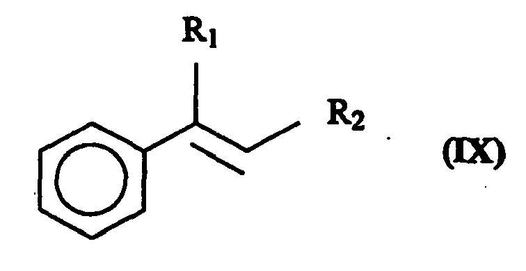 EP1778607B1 - Fluids having partially hydrogenated susbstitued styrene ...