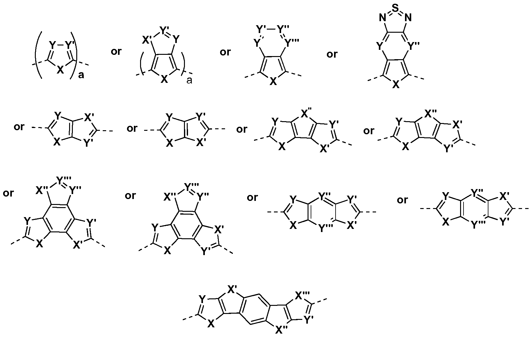 WO2013028441A2 - New poly(heteroarylene vinylene)s based on ...
