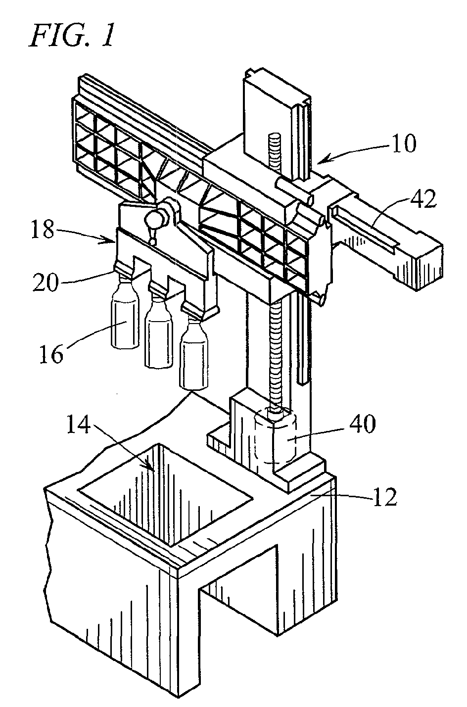 EP1318114A2 - Take-out mechanism of a glass container forming machine ...