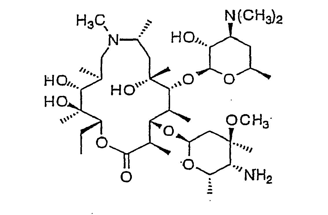 EP1094822B1 - Water miscible azalide solutions - Google Patents
