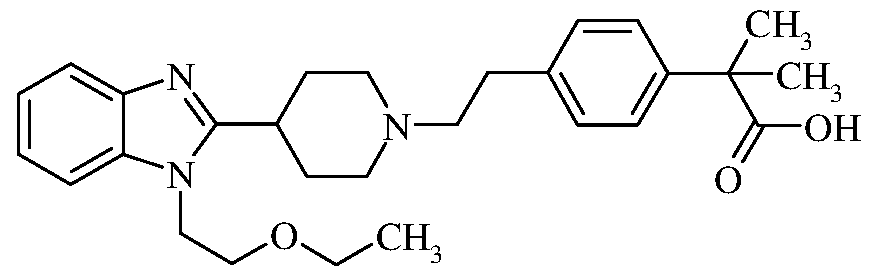 WO2018042305A1 - Improved processes for preparation of bilastine using ...