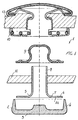 EP1090565A2 - Stud member for a snap fastener - Google Patents