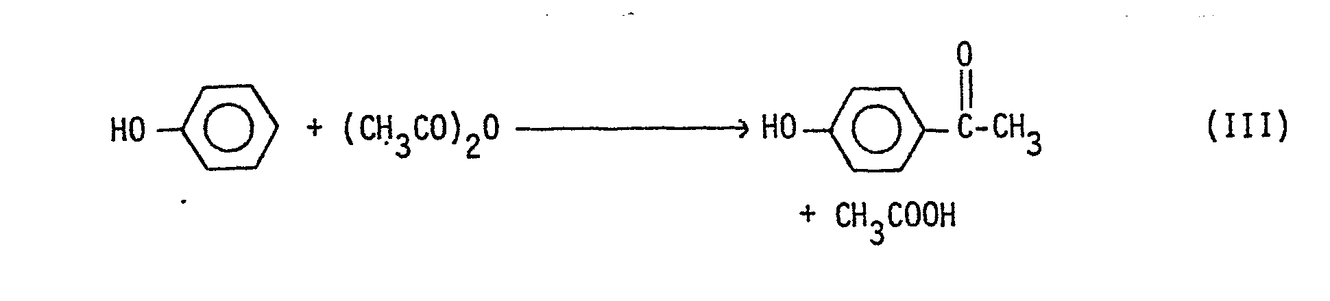 EP0167286A1 - Process for producing 4-hydroxyacetophenone - Google Patents