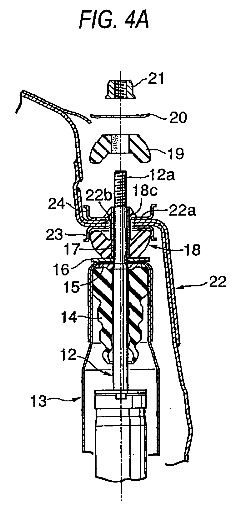 EP1393936A2 - Upper mount assembly for a suspension damper - Google Patents