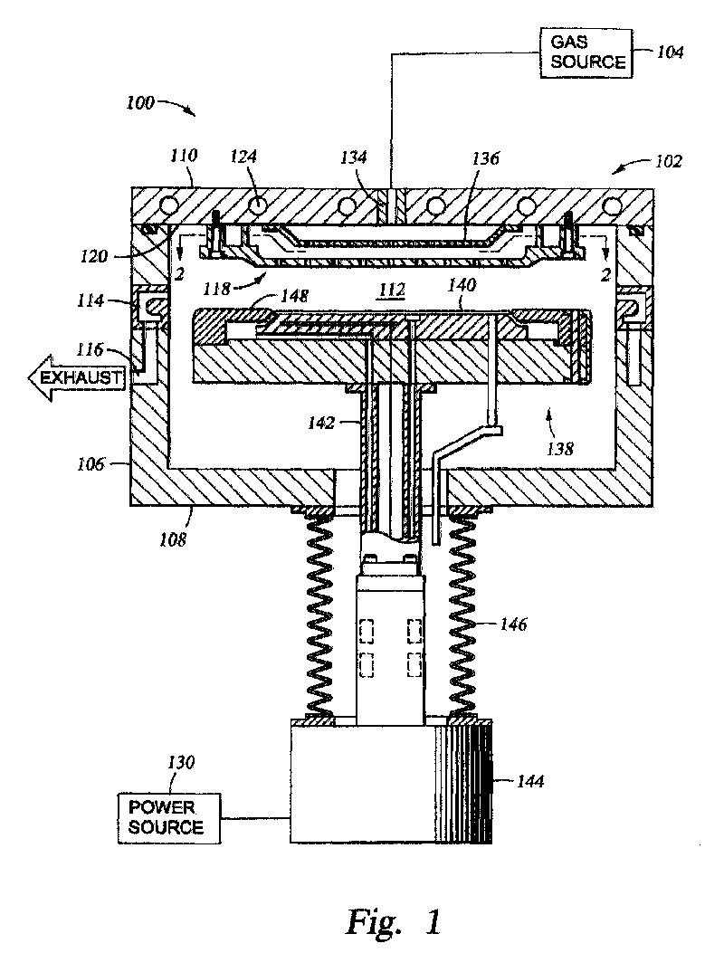 EP1167571A3 - Showerhead for semiconductor processing chamber - Google ...