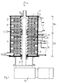 EP0806149B1 - An apparatus comprising a tempering column for continuous ...