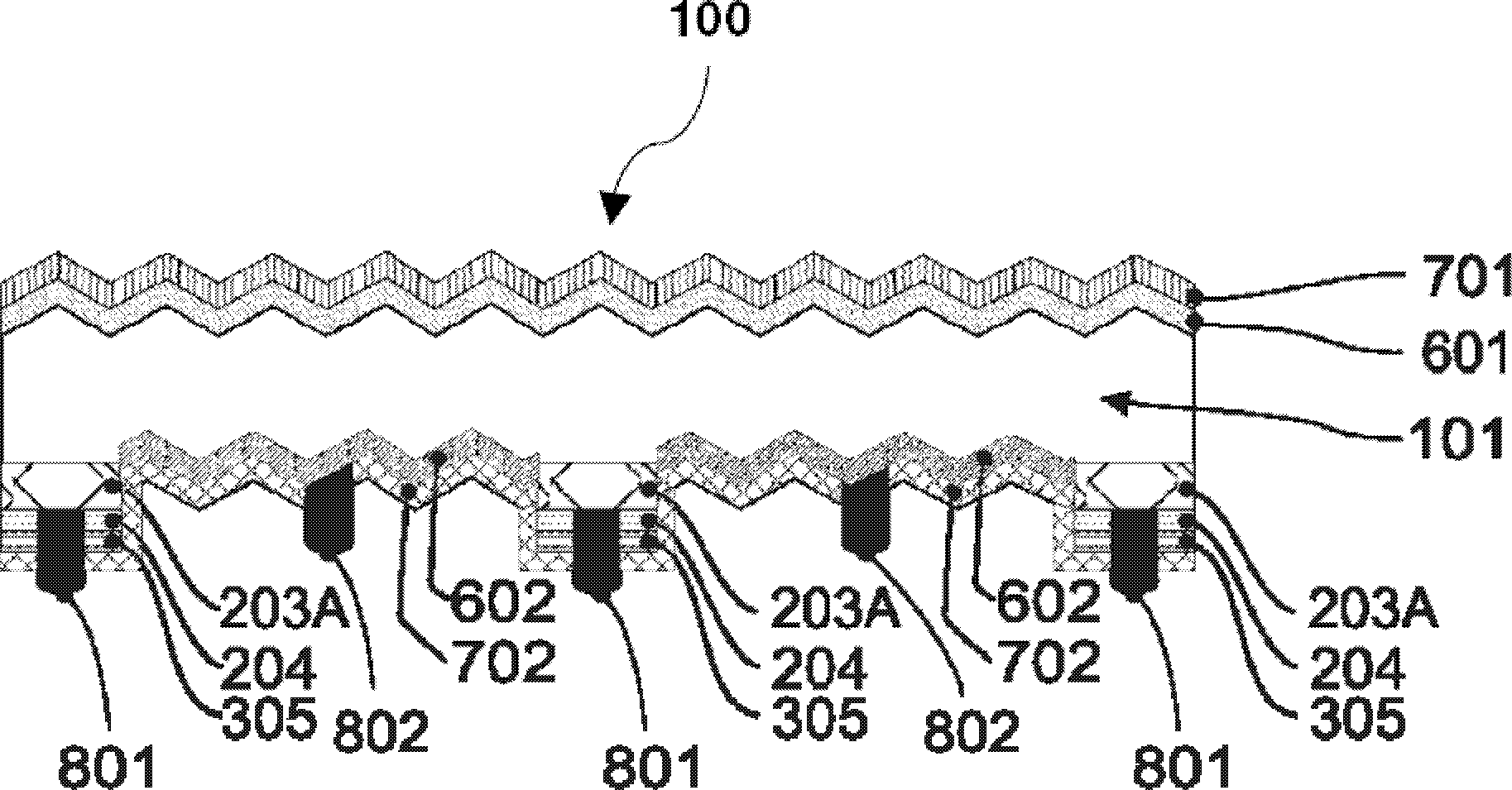 DE102011088899A1 - Back contact solar cell and method of making a back ...