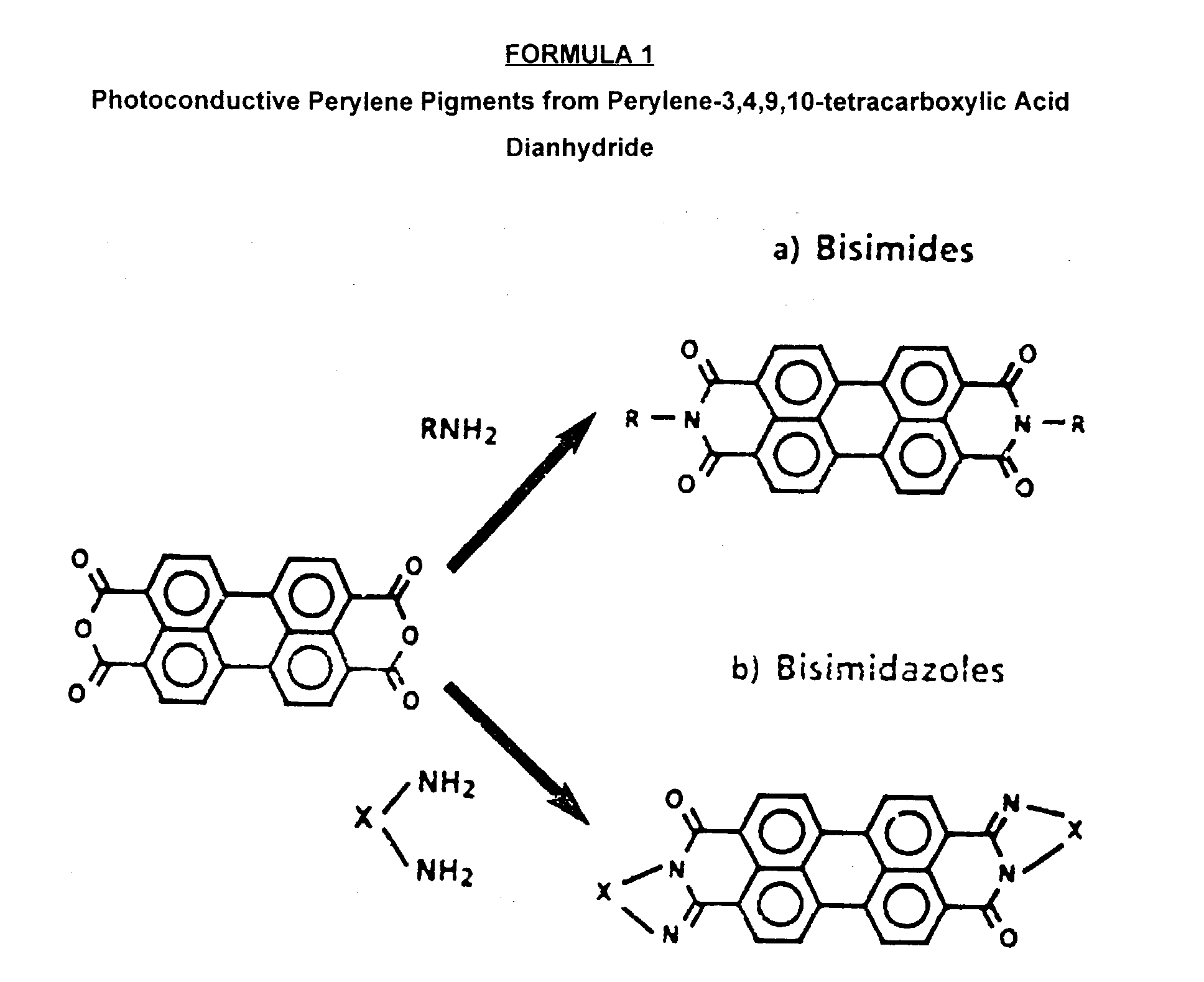 EP0826740A1 - Symmetrical perylene dimers - Google Patents