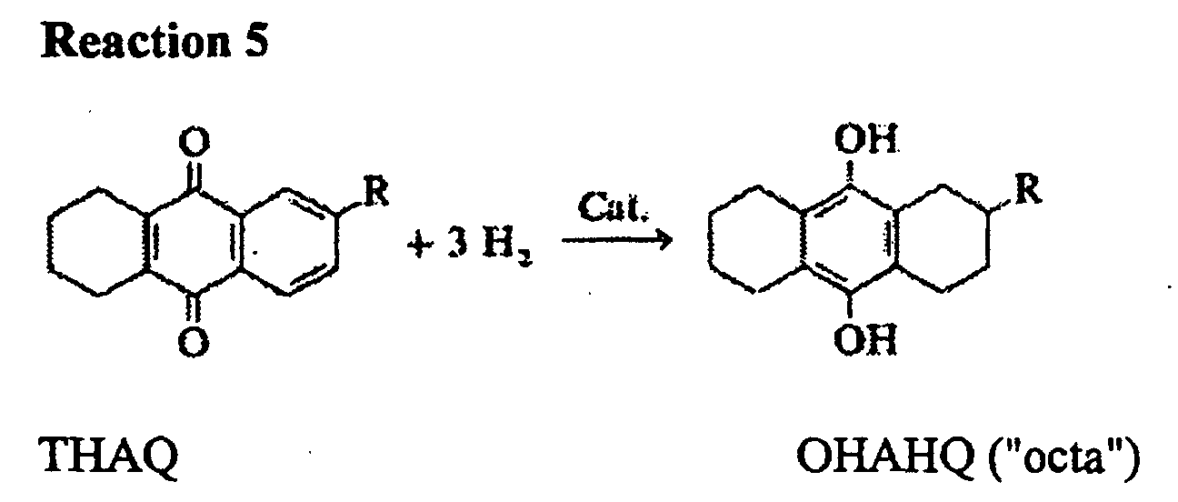 EP1261546B1 - Regeneration of a working solution in a hydrogen peroxide ...