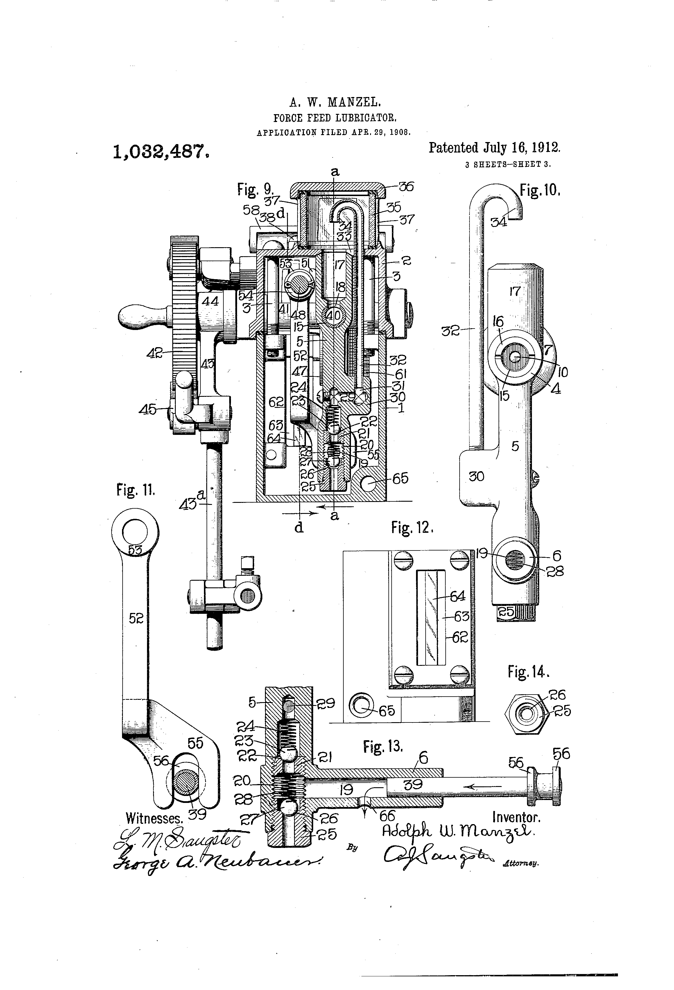 Lubricator Manzel Drawing Patents Patentes Feed Sketch Coloring Page