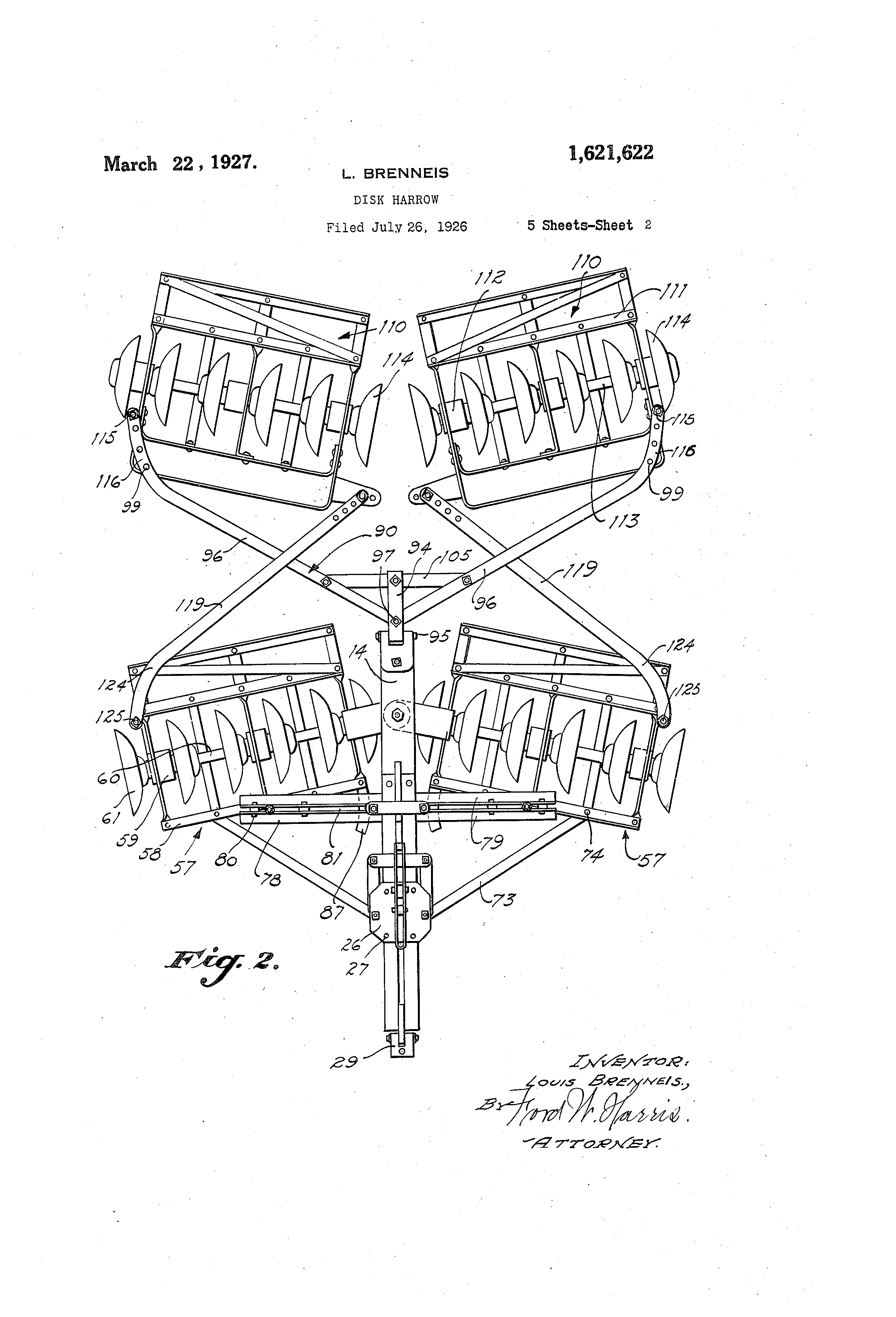 Harrow Patents Drawing Sketch Coloring Page
