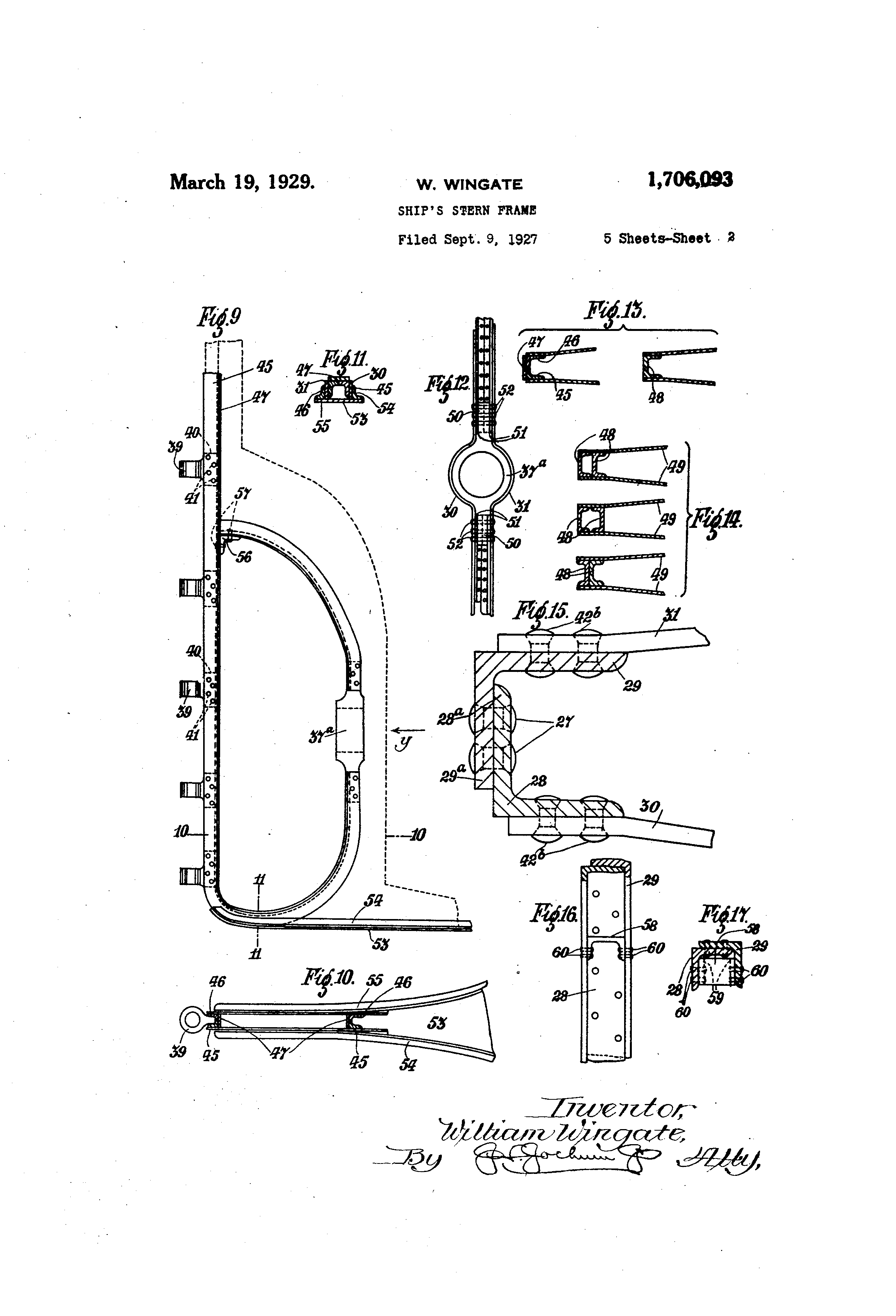 Stern Frame Patents Ship Sketch Coloring Page
