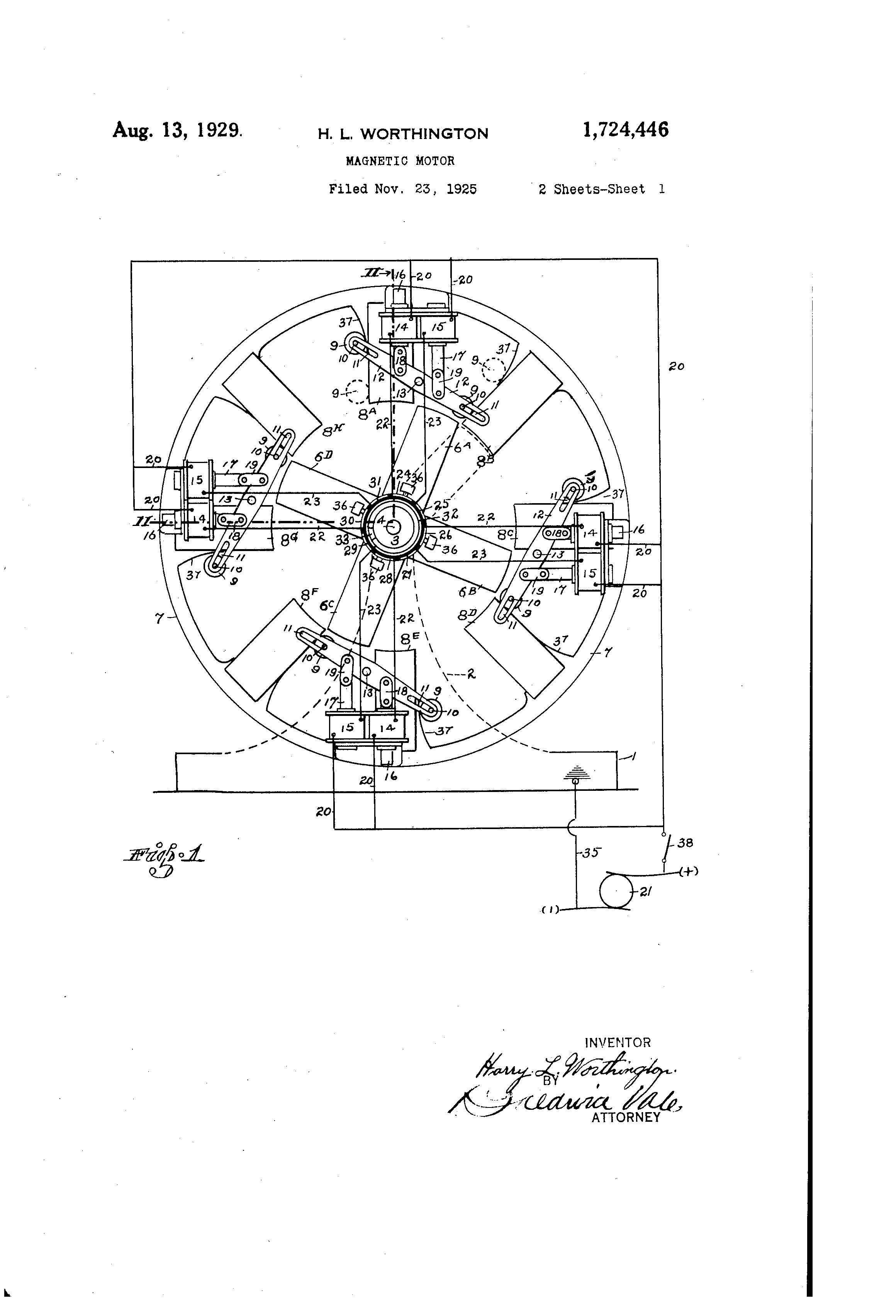 Patents Motor Magnetic Sketch Coloring Page