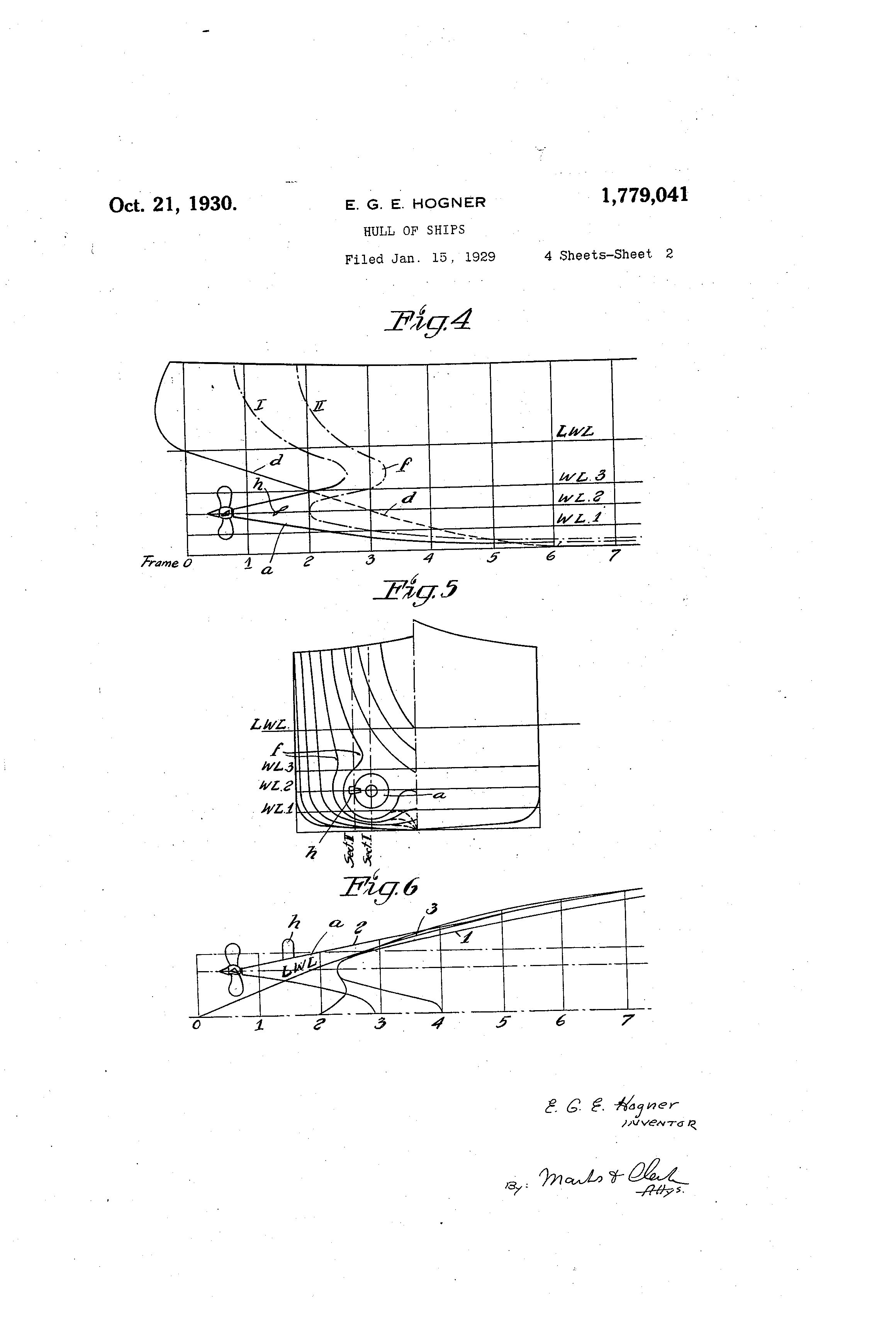 Patent US1779041 - Hull of ships - Google Patents