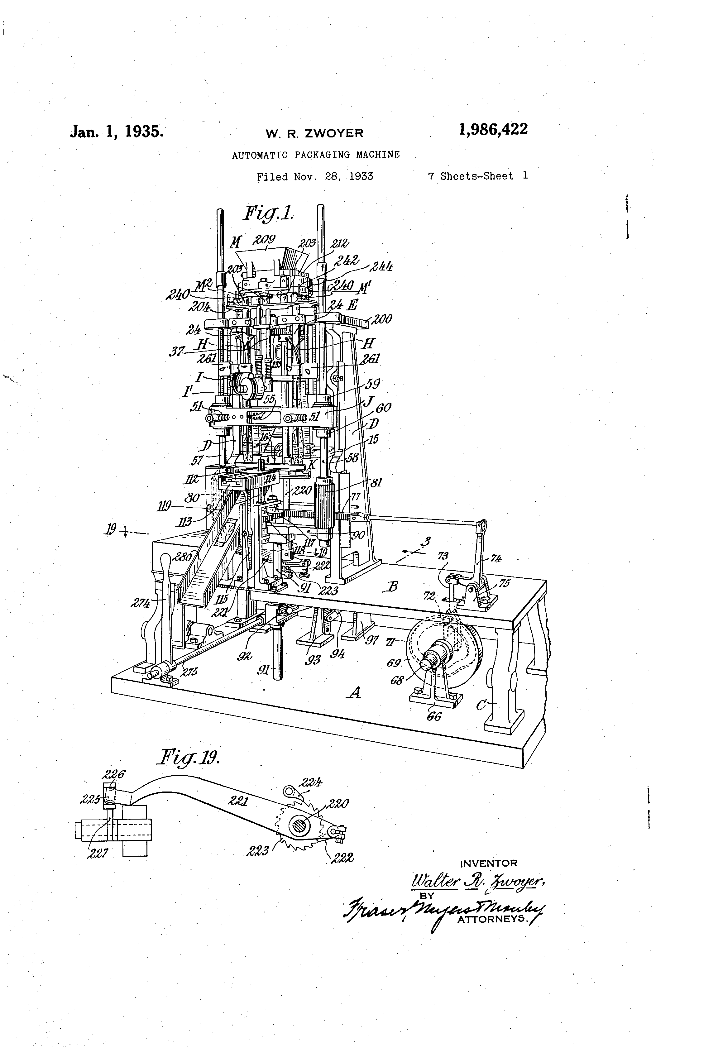 Patents Patent Machine Packaging Drawing Sketch Coloring Page