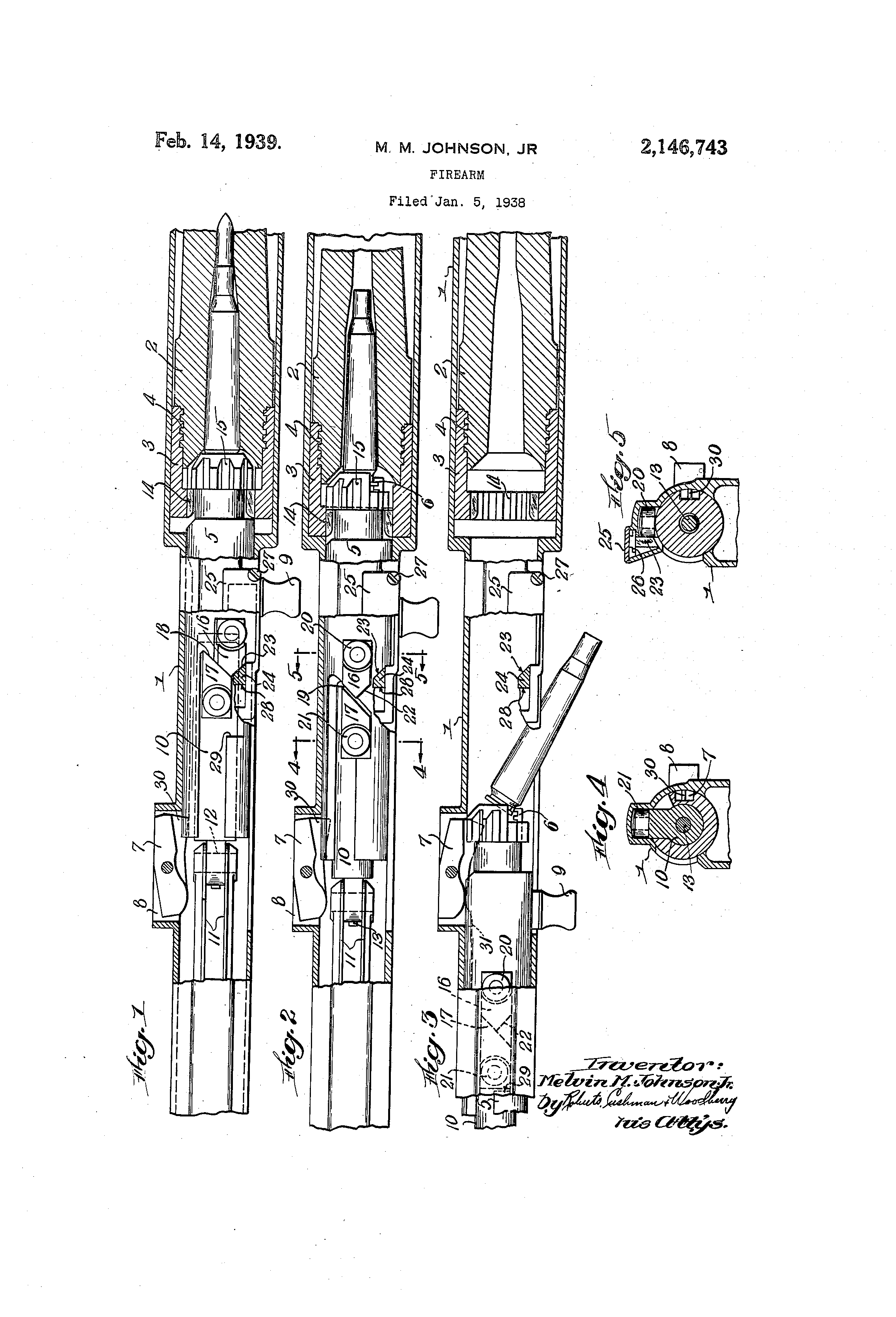 Eugene Stoner Expanding Gas/ Direct Impingement System Nature (Patent ...