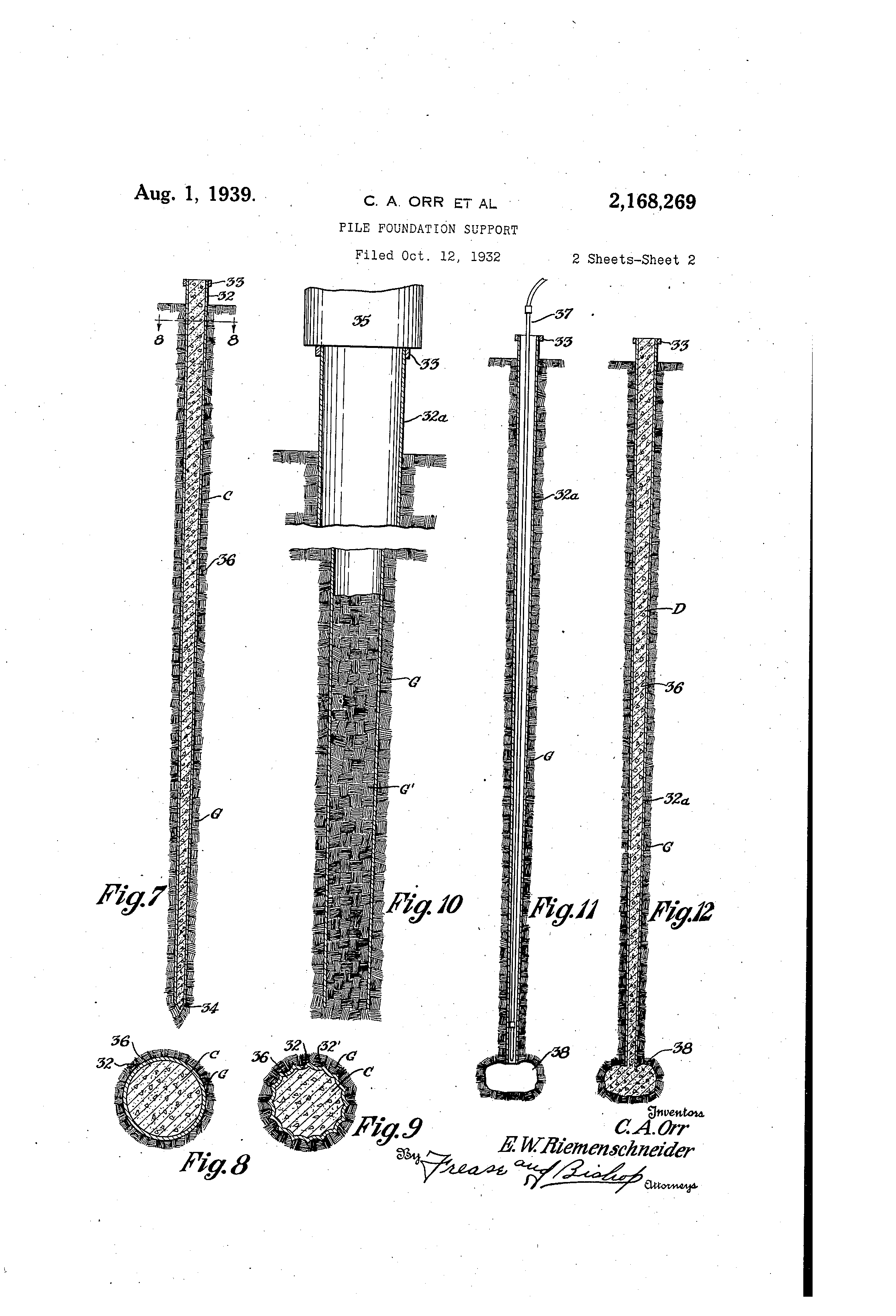 Patents Mandrel Pile Driving Method Sketch Coloring Page