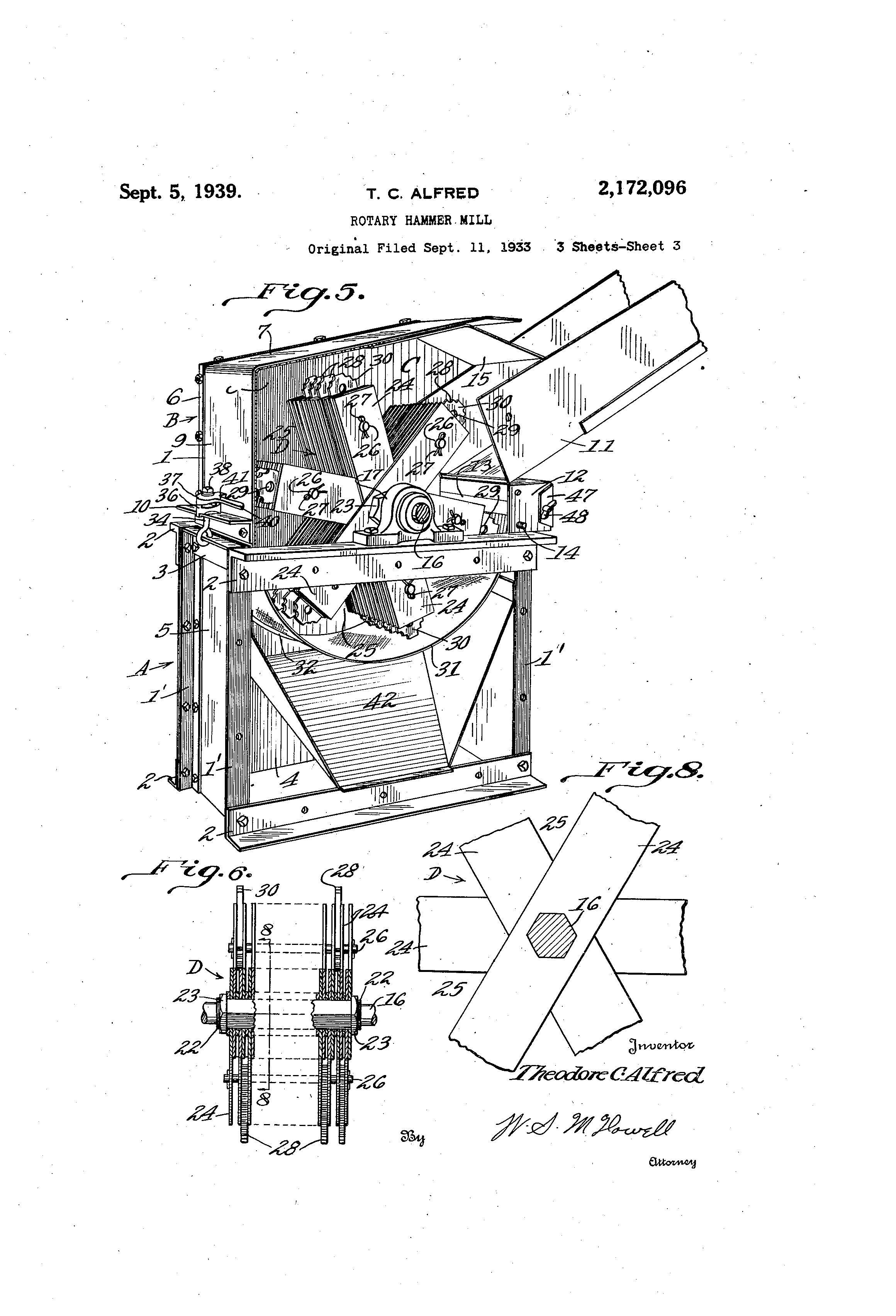 Hammer Mill Patents Sketch Coloring Page