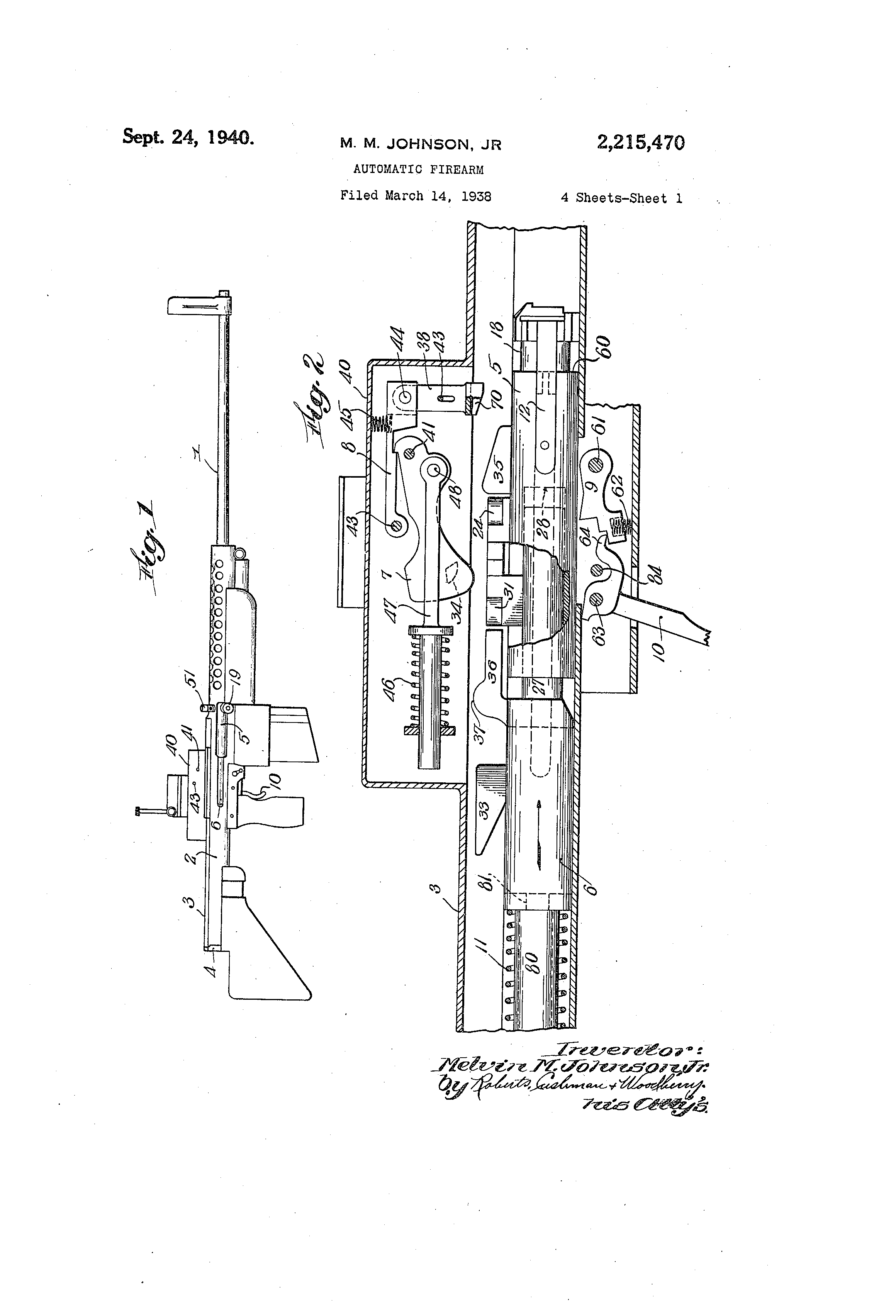 Eugene Stoner Expanding Gas/ Direct Impingement System Nature (Patent ...