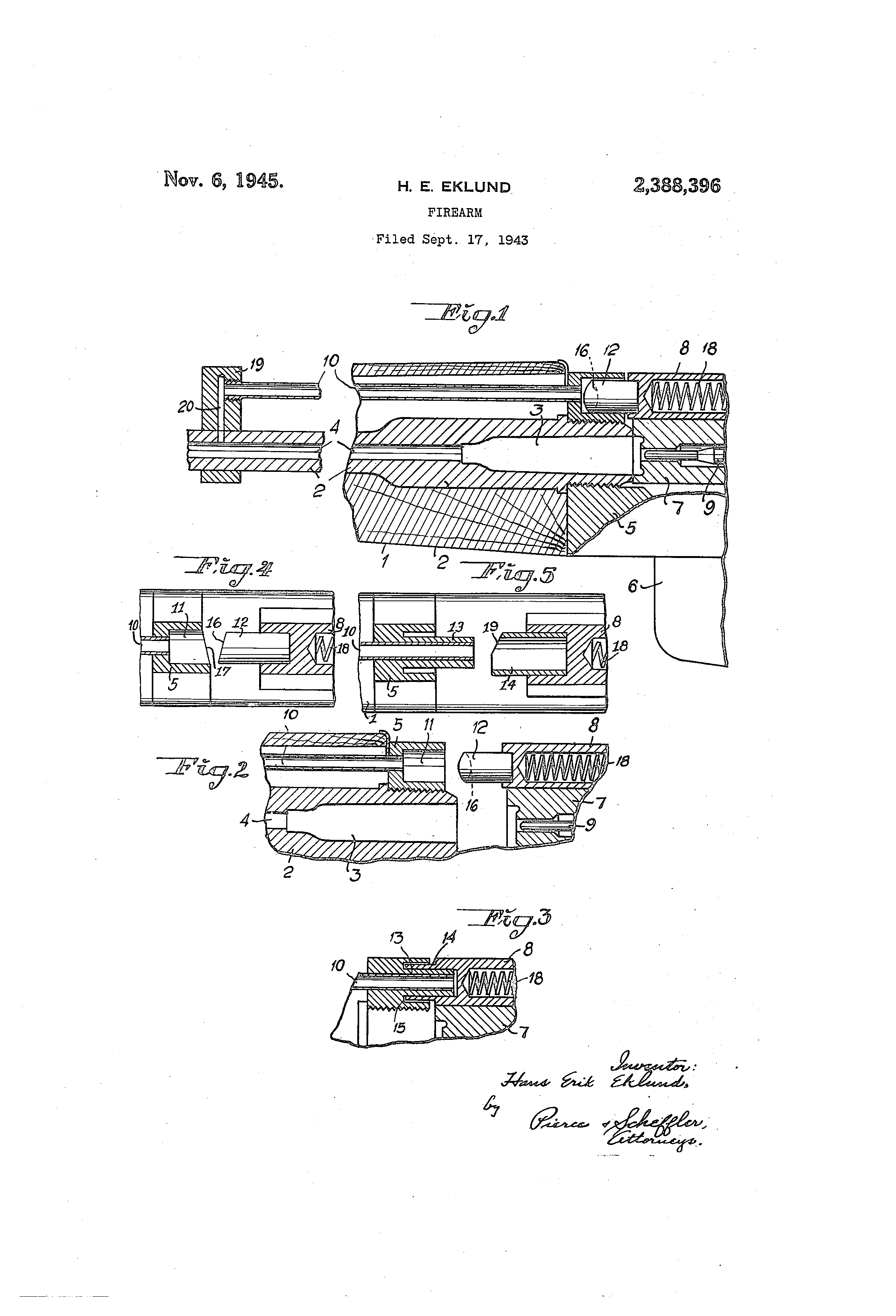 Eugene Stoner Expanding Gas/ Direct Impingement System Nature (Patent ...
