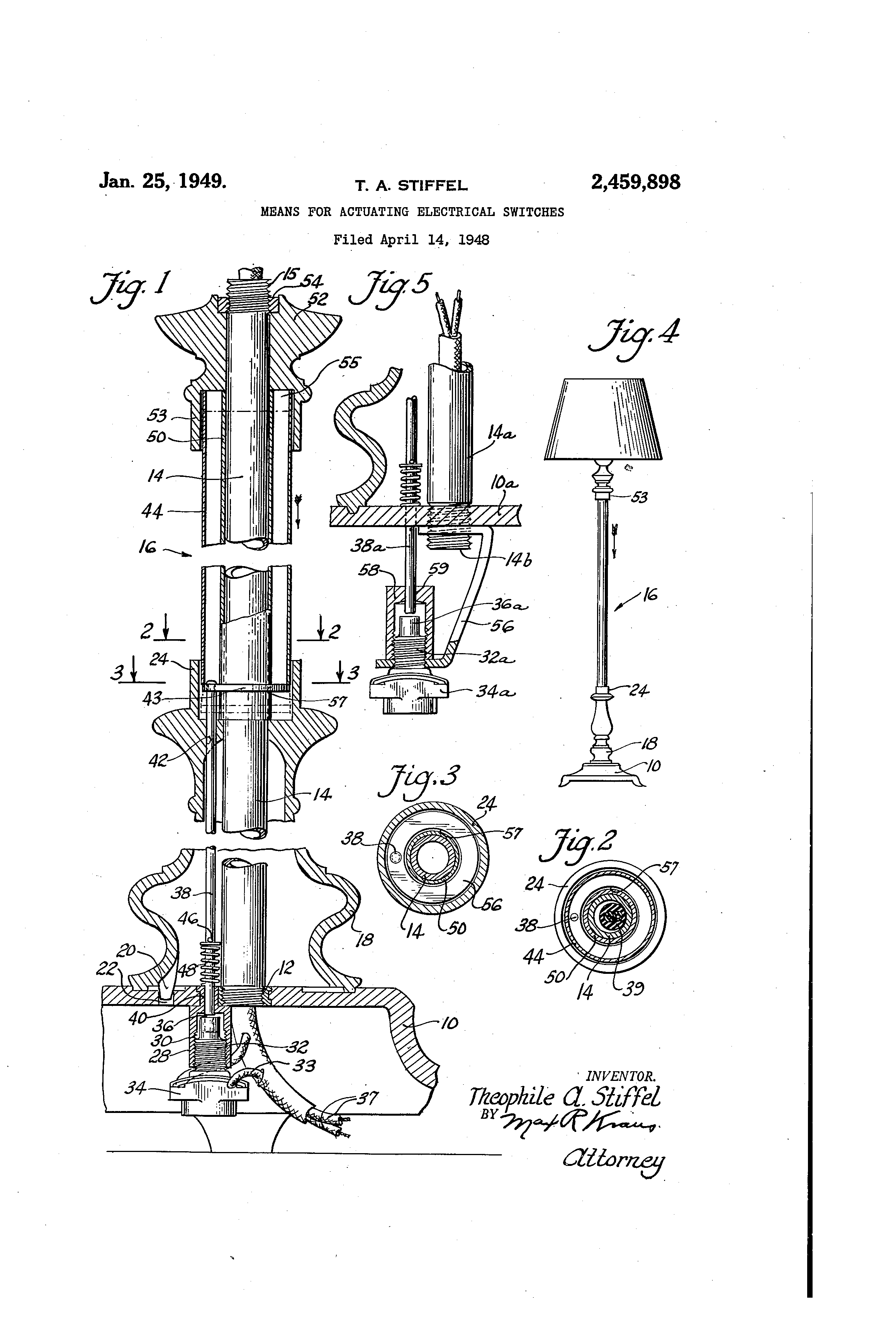 Stiffel Floor Lamp Parts